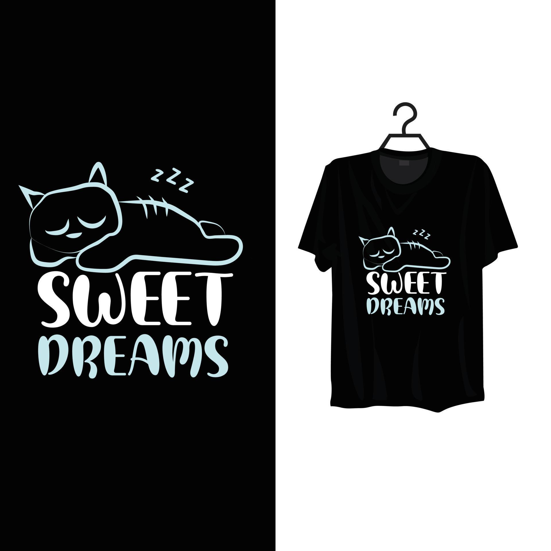 Cat Typography T Shirt Template Design 13210344 Vector Art At Vecteezy