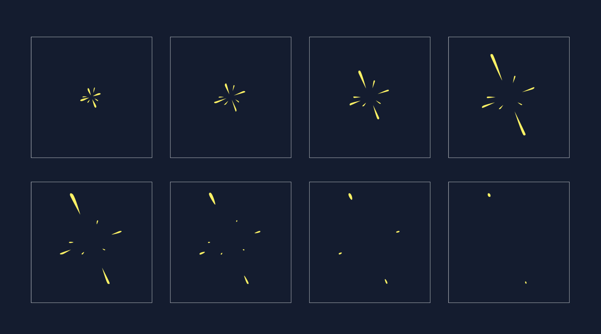 Shine Effect Sprite Blast Fx Game Sequence 13210581 Vector Art At Vecteezy