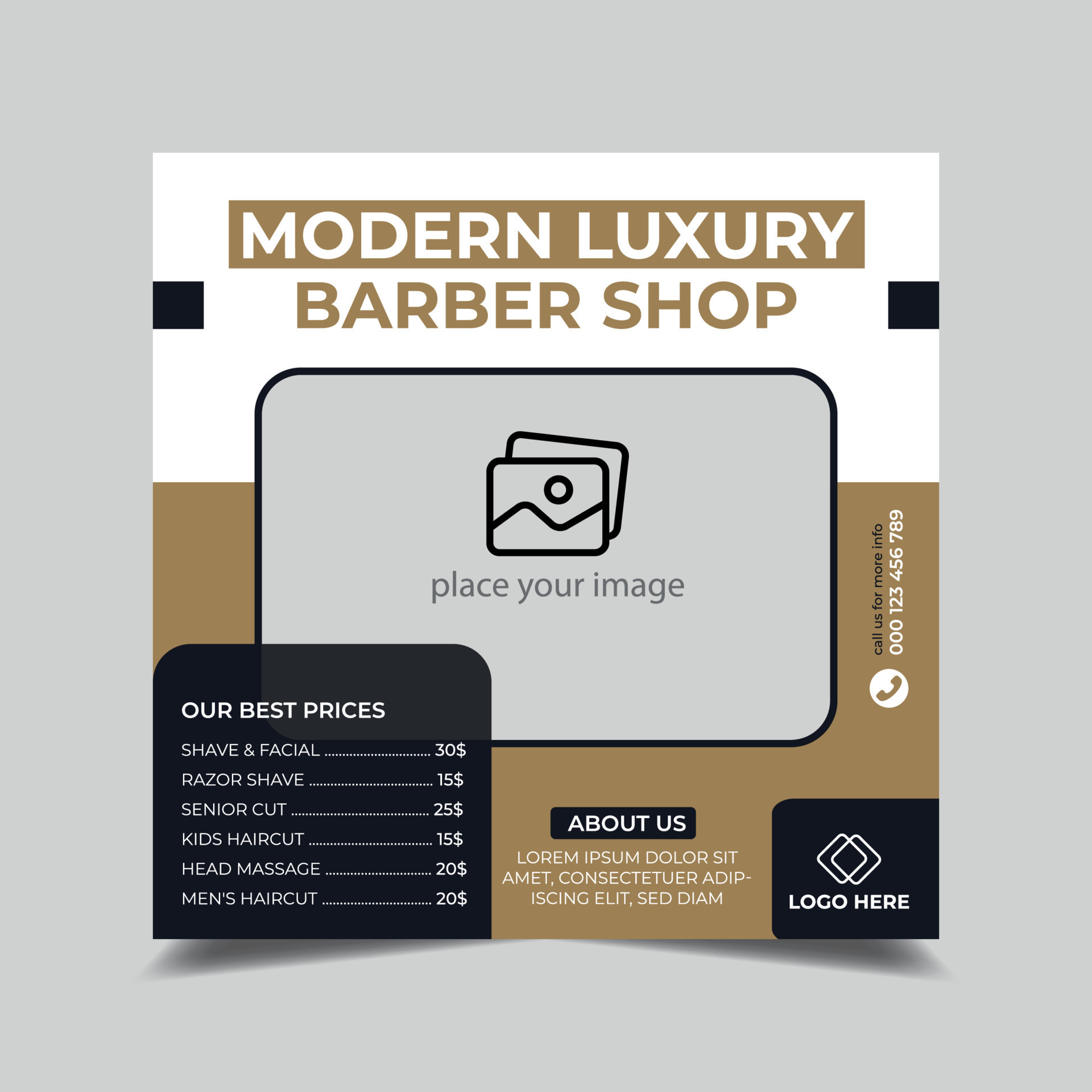 barber shop promotion and social media post template. Barber shop ... barber shop promotion and social media post template. Barber shop ...