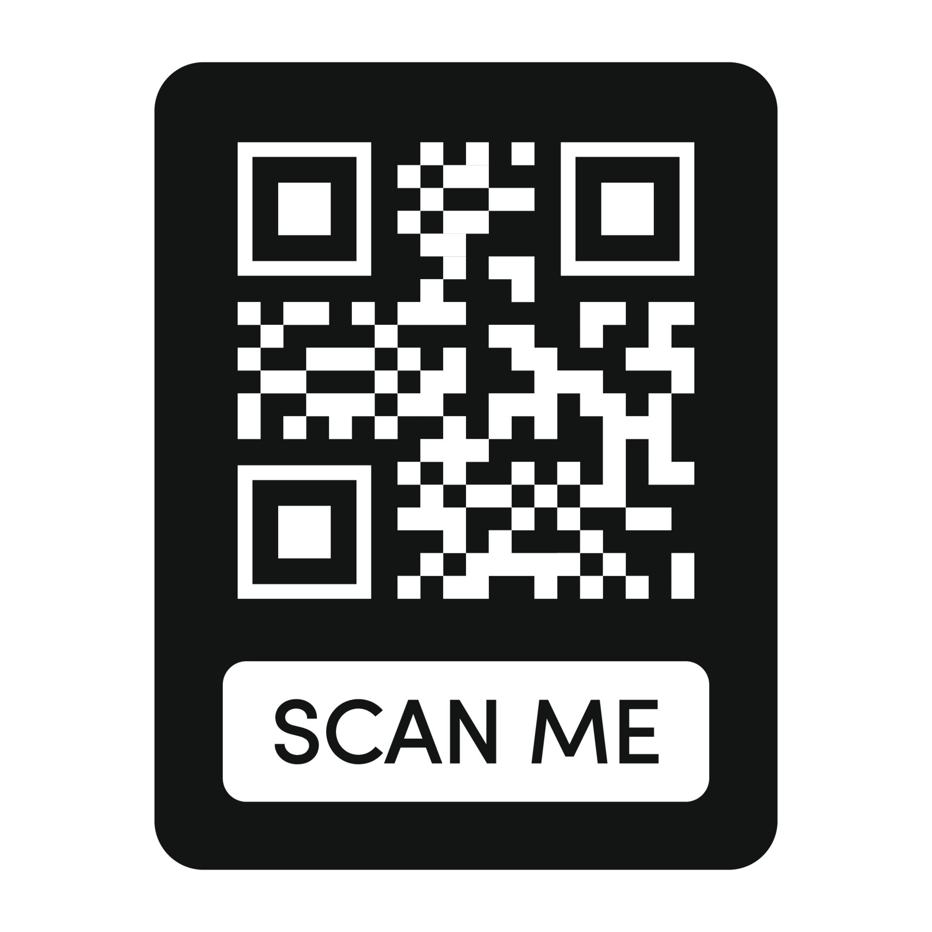 Qr Code Frame Black Color Scan Me Tag 13211812 Vector Art At Vecteezy