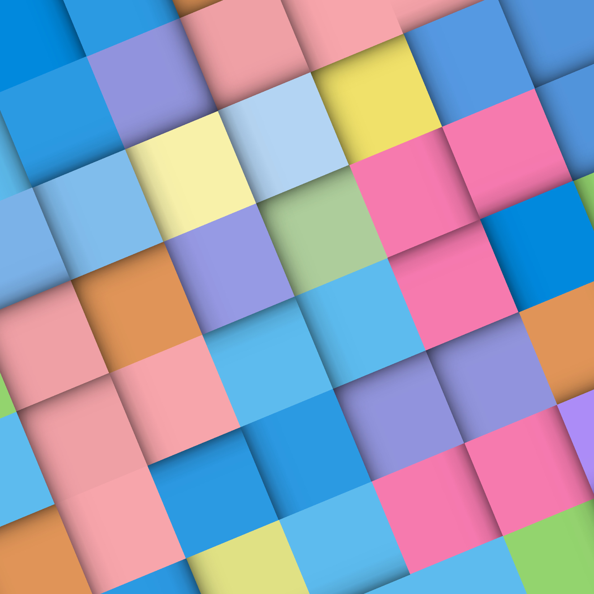 Abstract Geometric Mosaic Background Made Of Colorful Square Vector