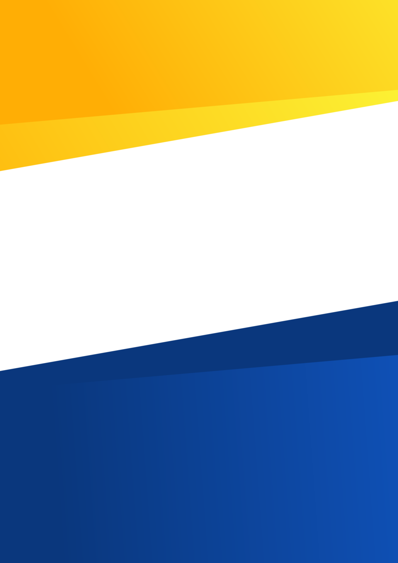 Simple Flyer Template Background With Blue And Yellow Or Orange Color Combination Available For