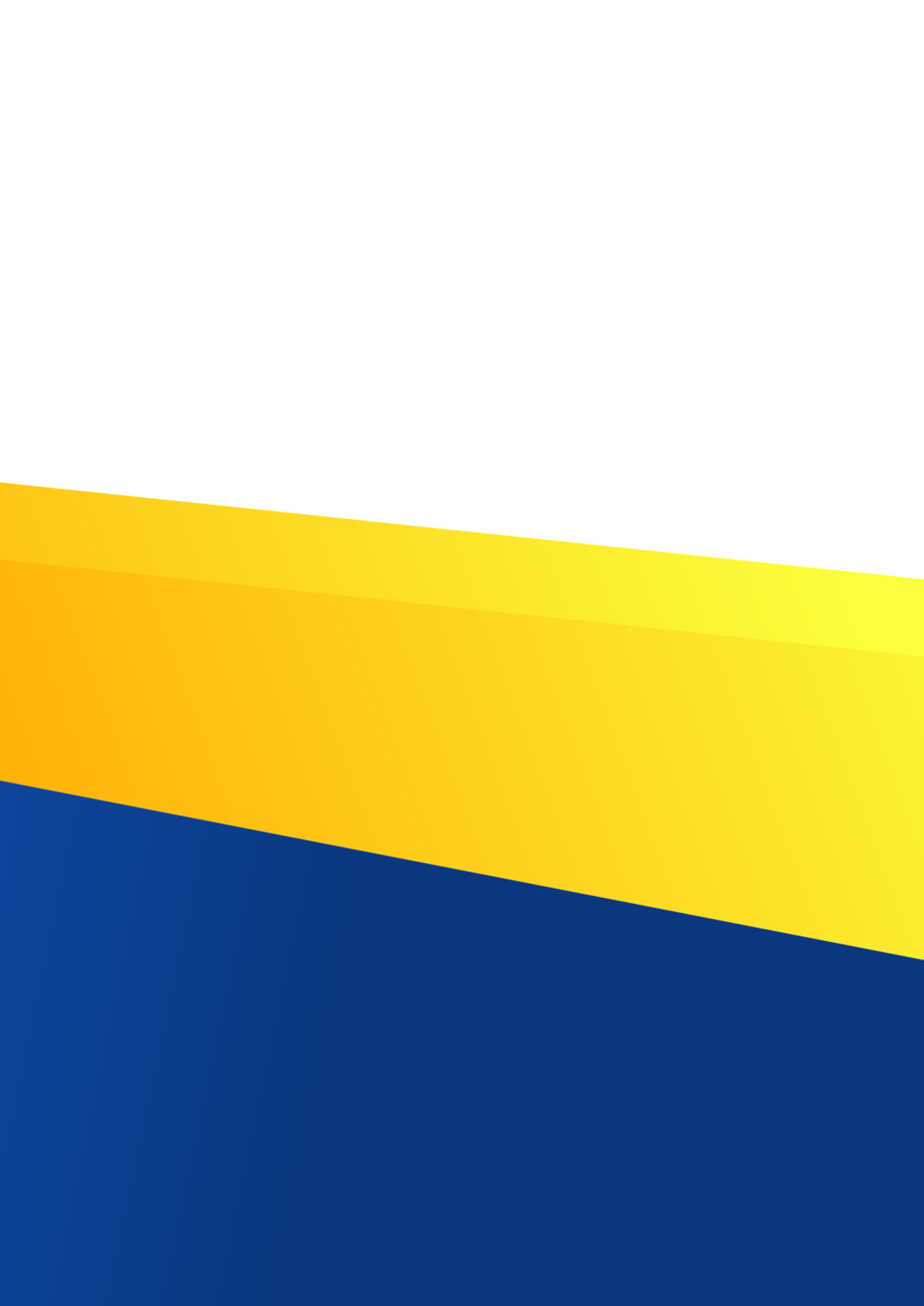 Simple Flyer Template Background With Blue And Yellow Or Orange Color