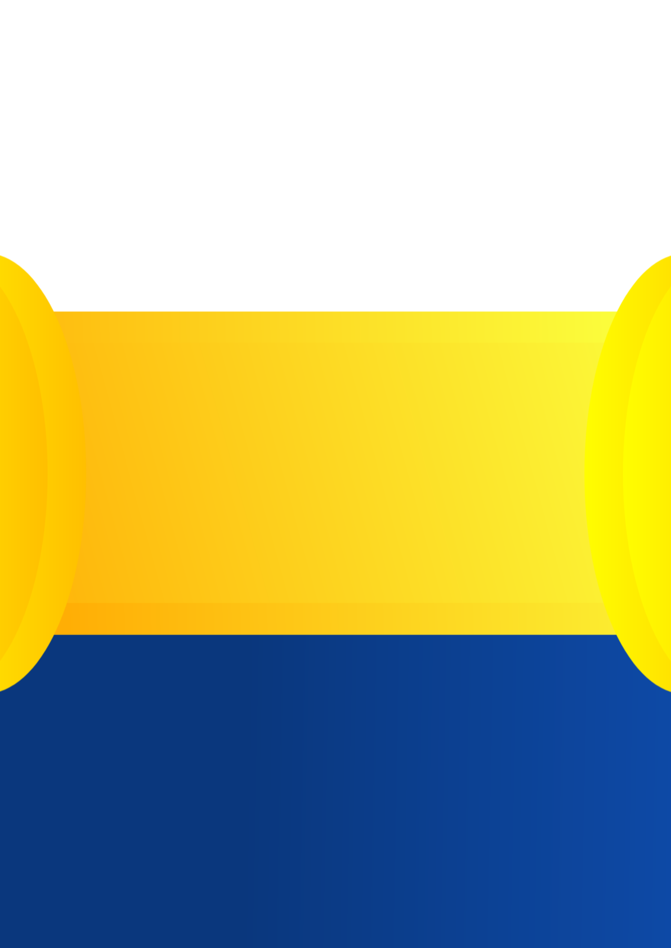 Simple Flyer Template Background With Blue And Yellow Or Orange Color Combination Available For