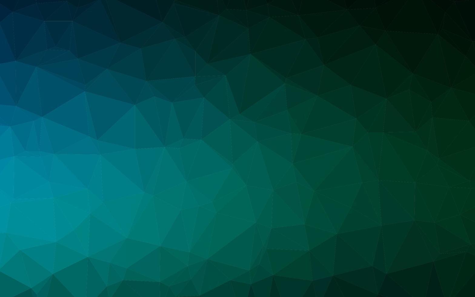 Dark Blue Green Vector Polygonal Pattern 13215002 Vector Art At Vecteezy
