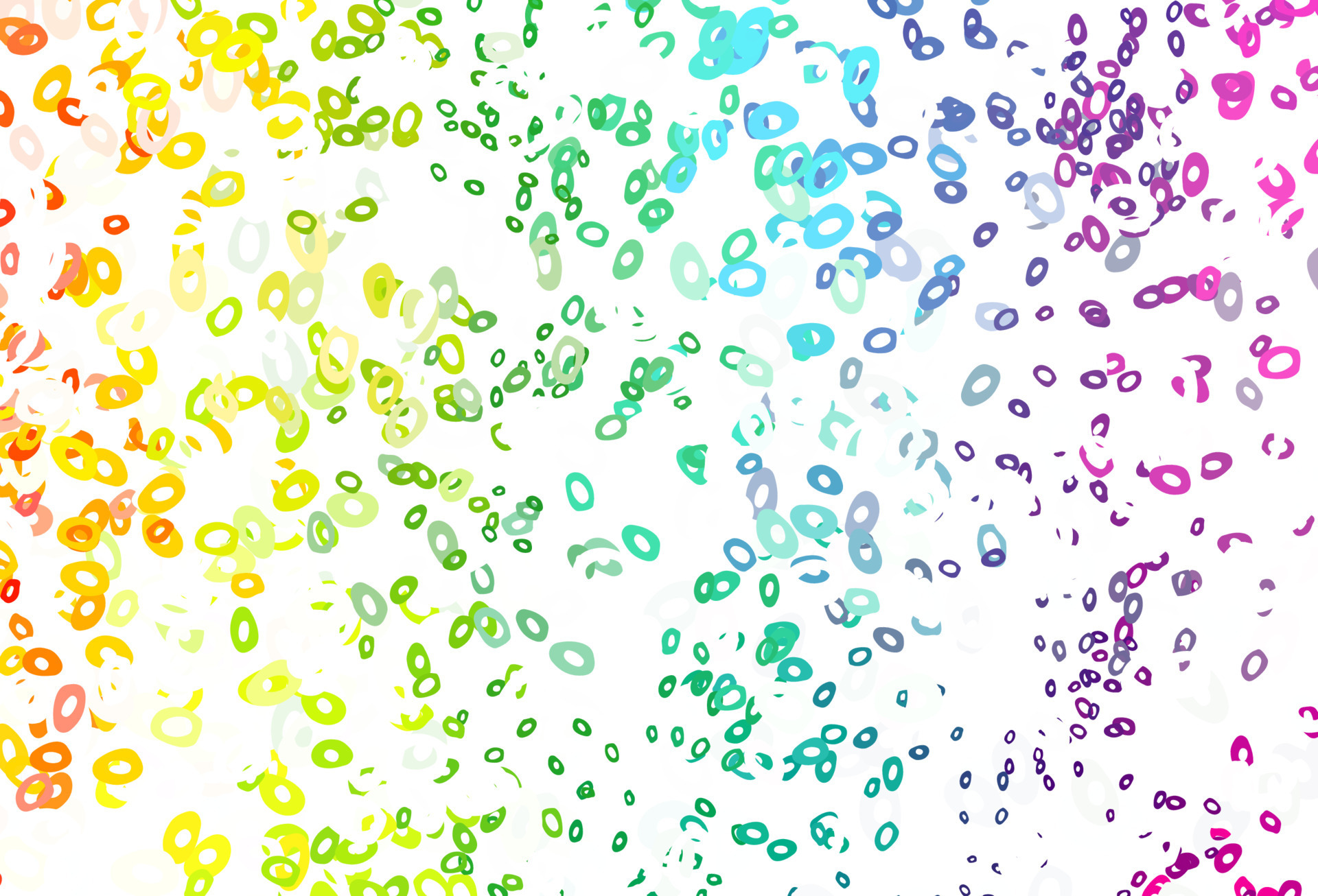 Light Multicolor Rainbow Vector Texture With Disks 13215007 Vector