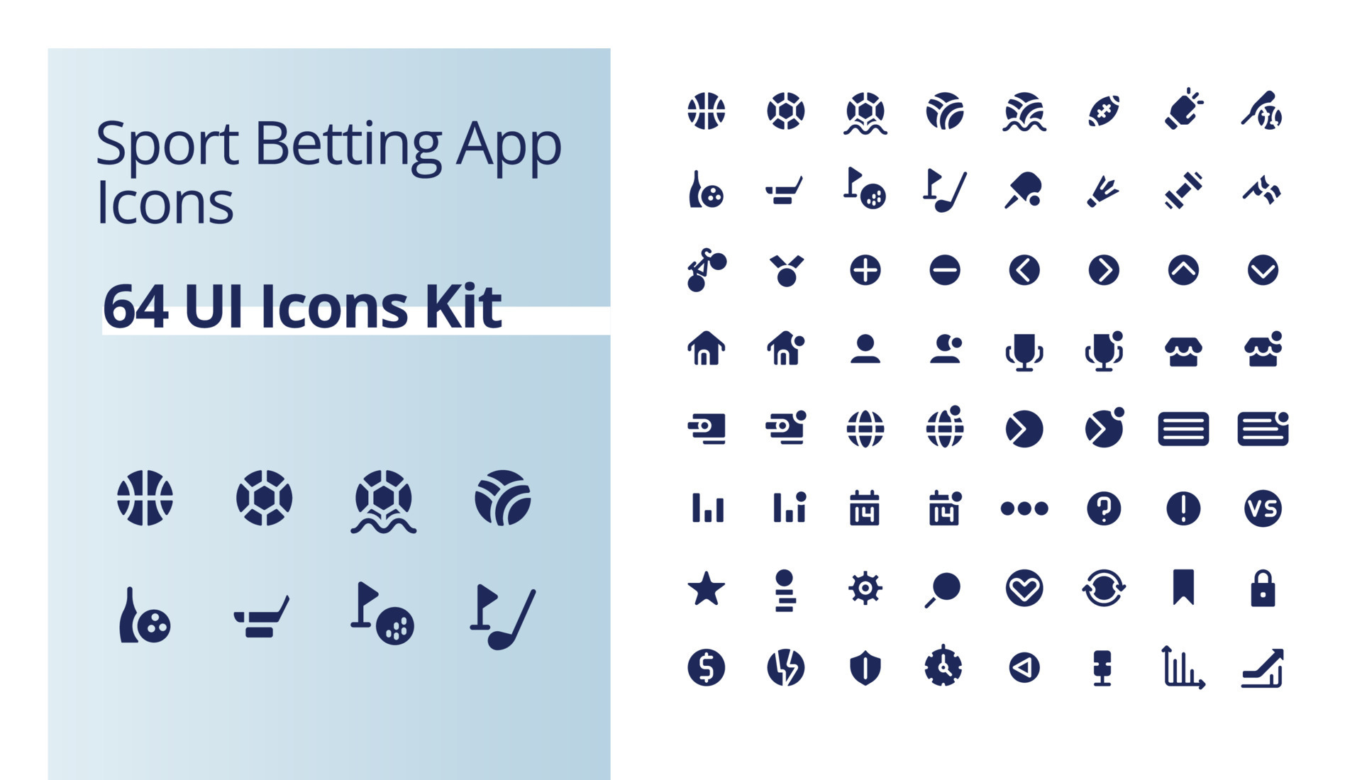 kit de iconos de interfaz de usuario de glifo negro de la aplicación de apuestas deportivas ...