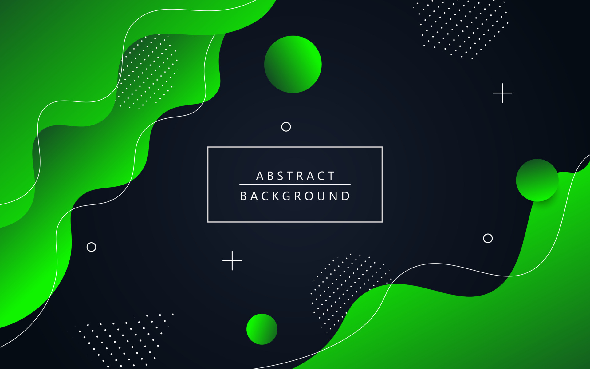 minimal green abstract geometric fluid dynamic wavy shape composition wavy background. eps10 ...