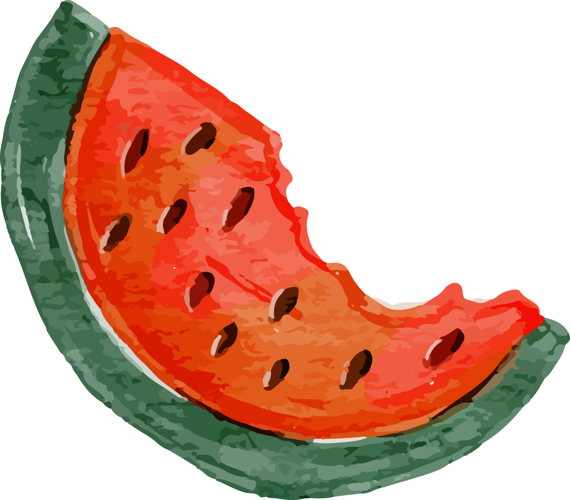 Watermelon Watercolor Illustration Clip Art 13217646 Png