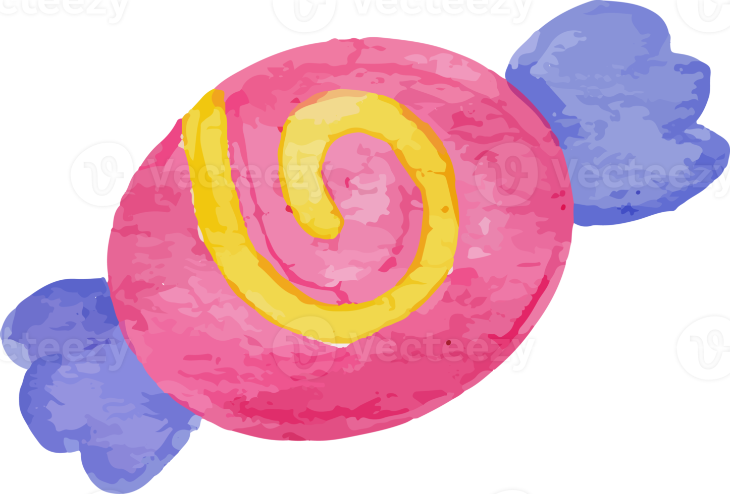 Candy Watercolor Clip Art 13217700 PNG