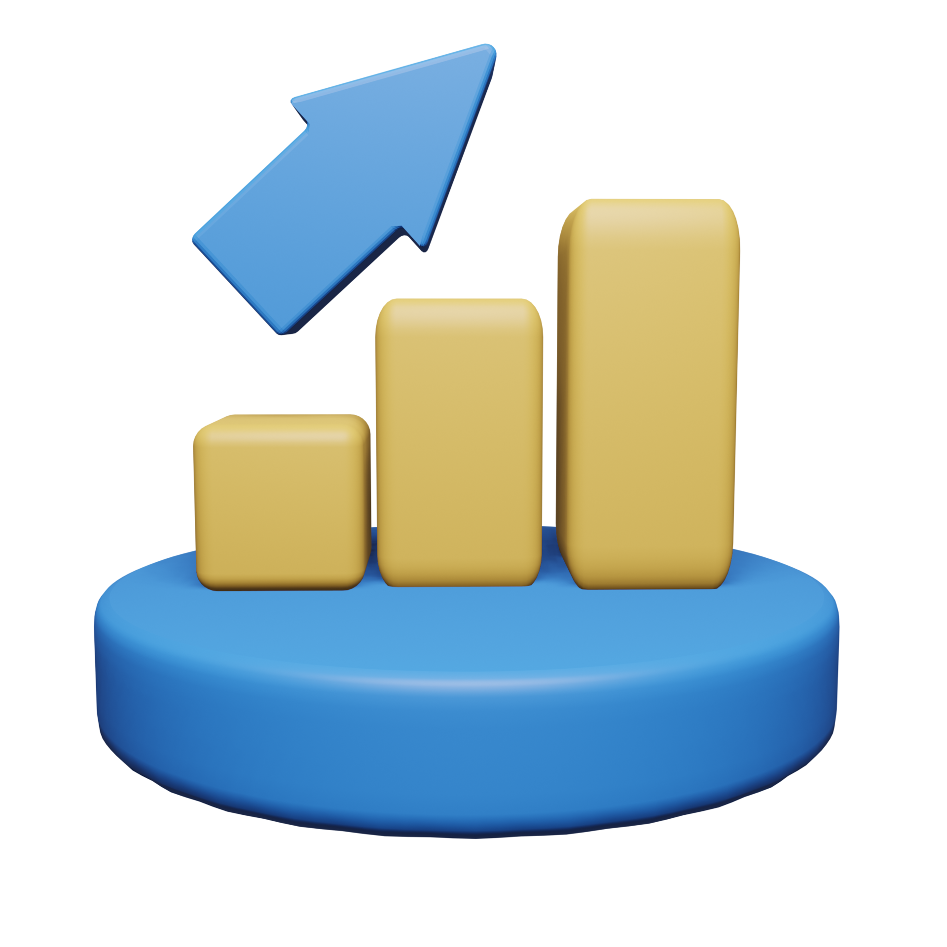 Yellow 3d Icon Chart Perfect To Use As An Additional Element In Your Design Use 13218231 Png