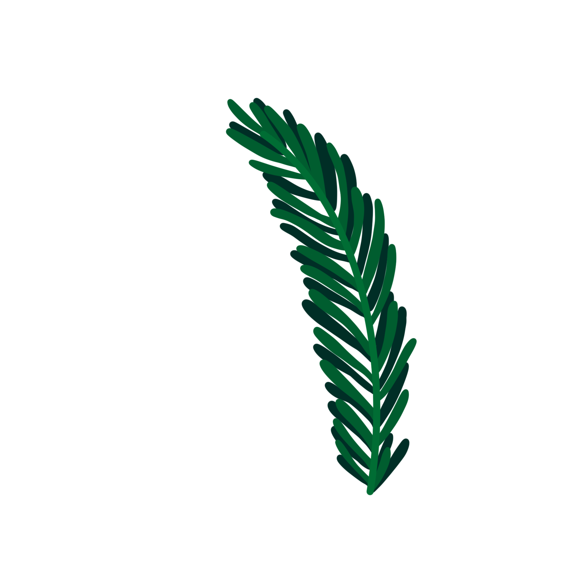 Green Pine Leaves 13219710 Png
