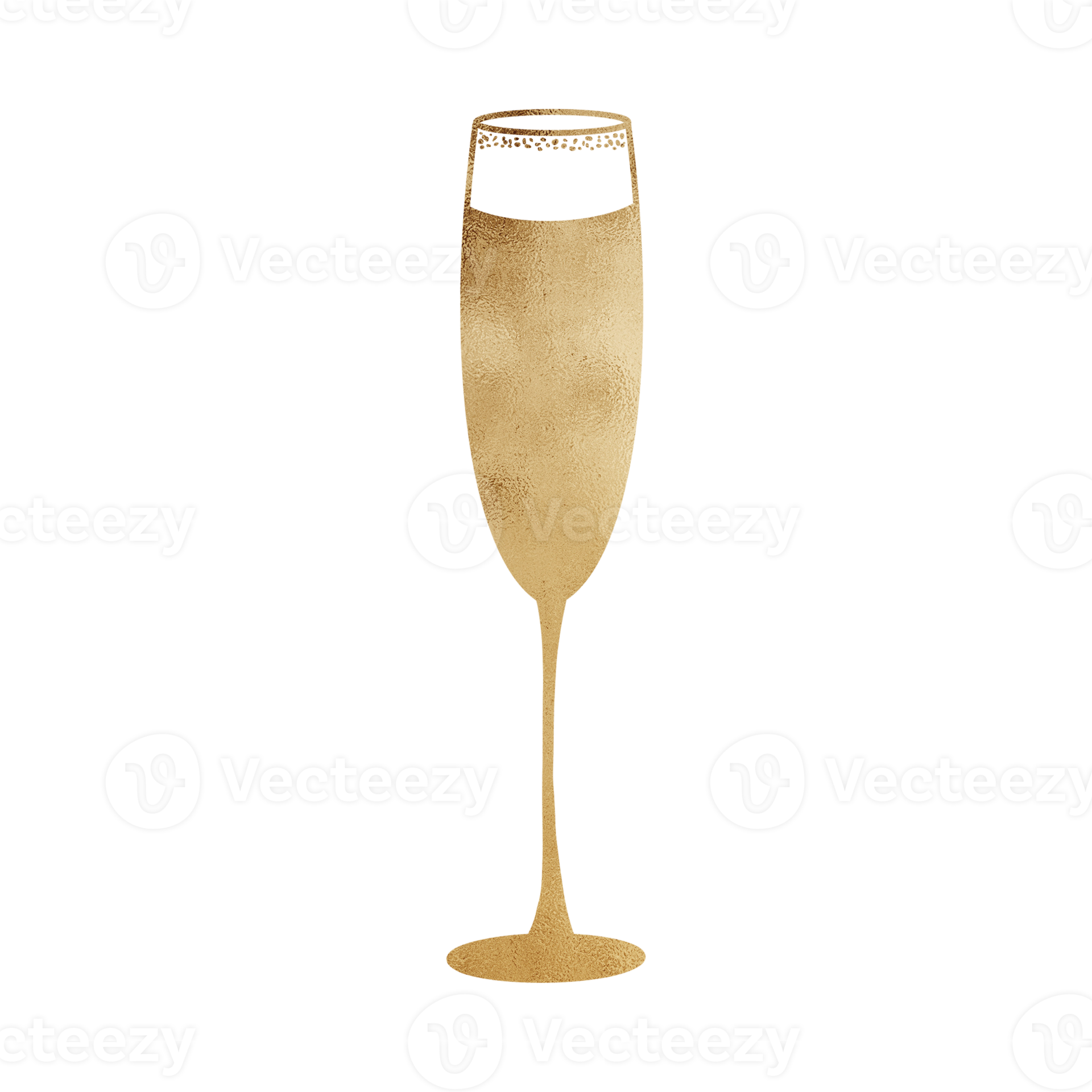 Gold Metallic Wine Glass 13219731 Png