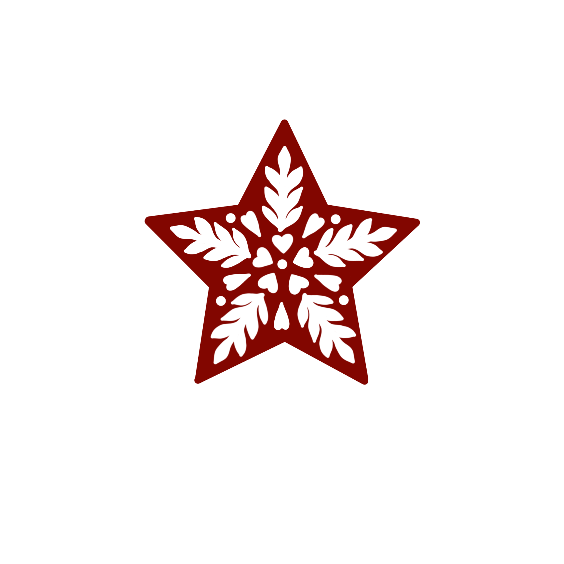 Red Christmas Star Topper 13220134 PNG Red Christmas Star Topper 13220134 PNG