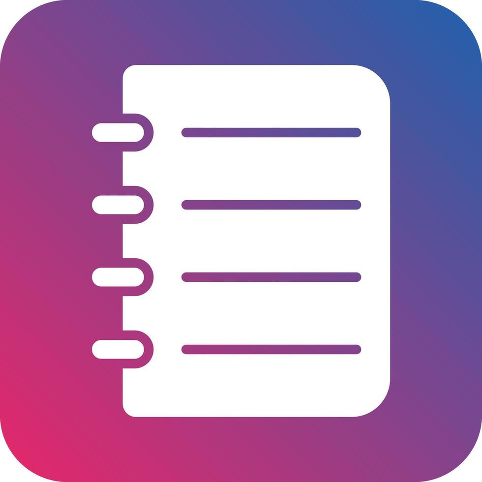 Notebook Icon Style 13220947 Vector Art at Vecteezy