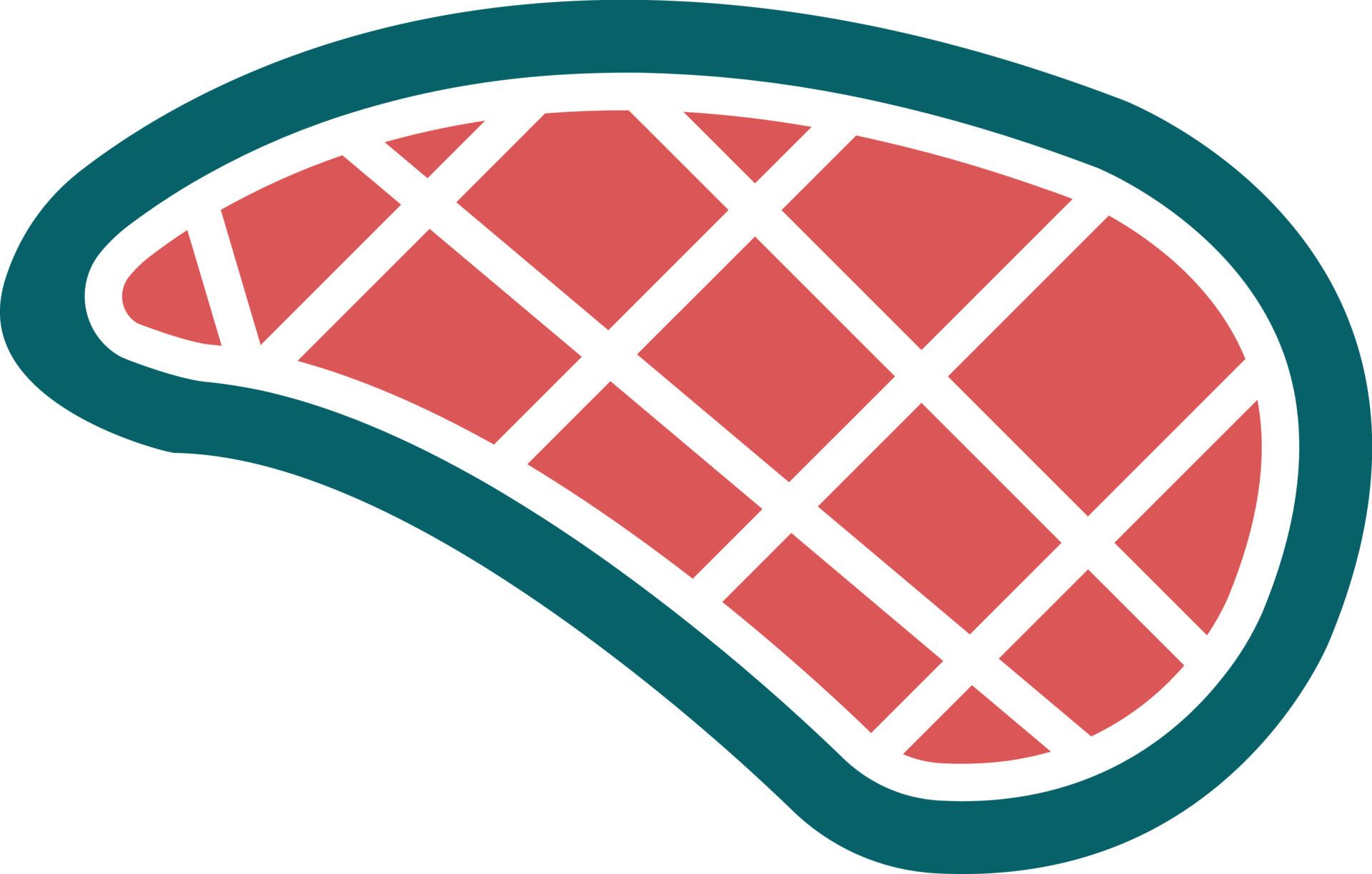 Steak Icon Style 13222019 Vector Art at Vecteezy