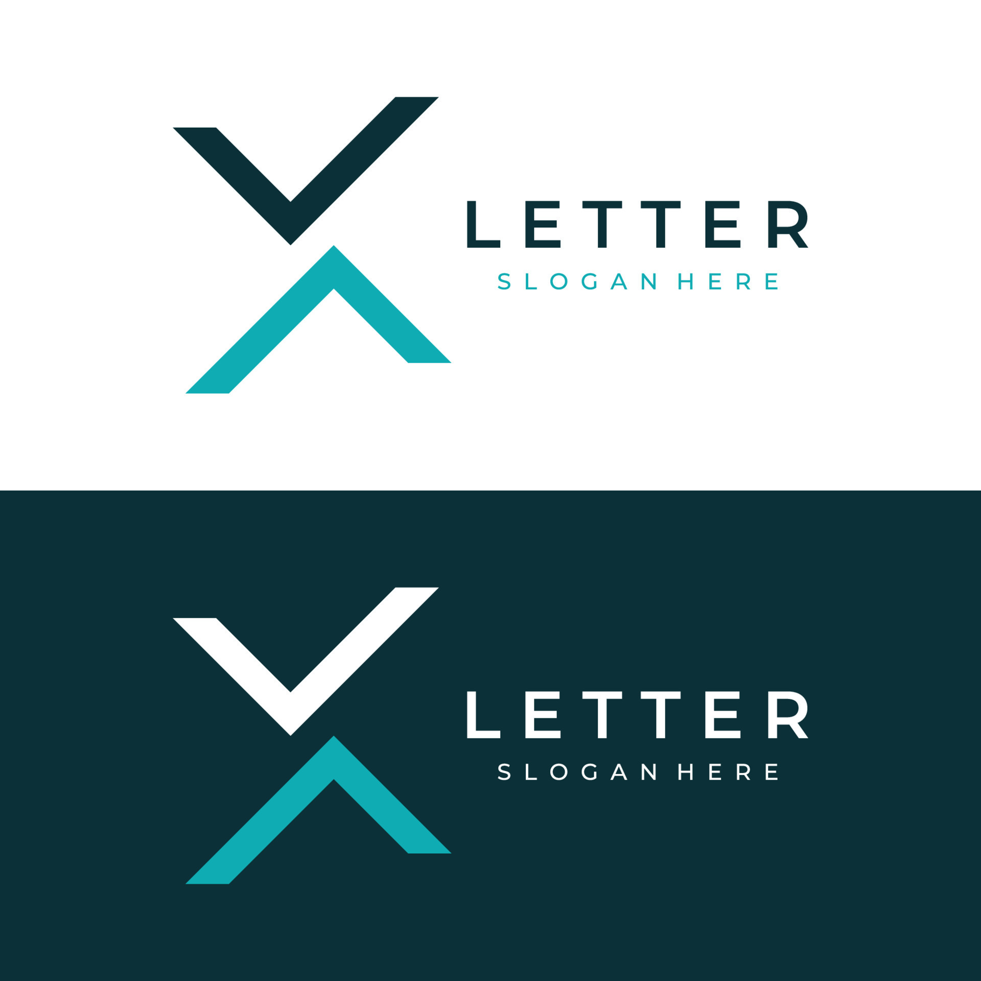 diseño creativo elemento de logotipo abstracto letra inicial x ...