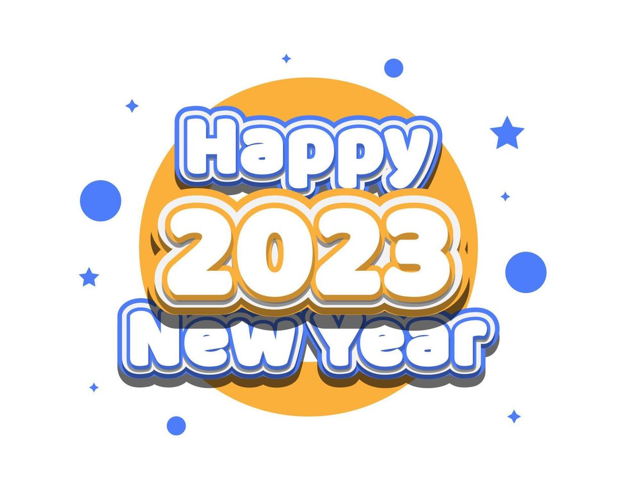 feliz año nuevo 2023 diseño de cartel o tarjeta de felicitación con ... feliz año nuevo 2023 diseño de cartel o tarjeta de felicitación con ...