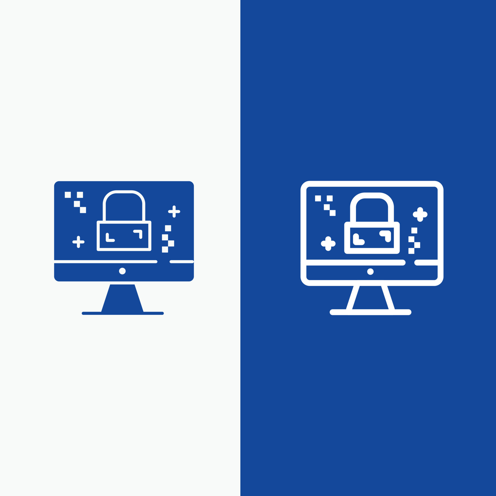 Dmca Protection Monitor Screen Lock Line and Glyph Solid icon Blue ... Dmca Protection Monitor Screen Lock Line and Glyph Solid icon Blue ...