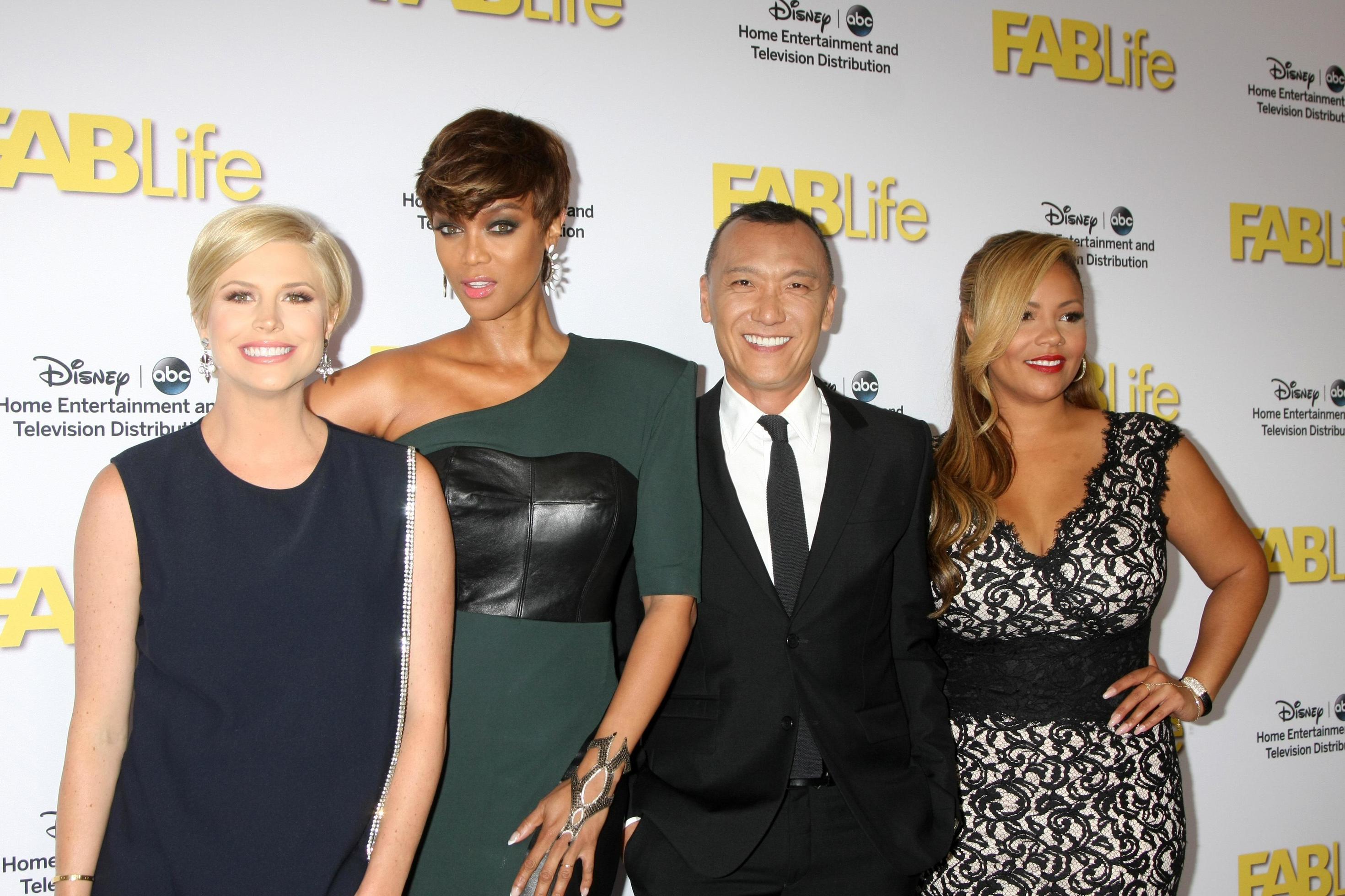 , LOS ANGELES - AUG 4 - FABLife Cast, Tyra Banks at the ABC TCA Summer Press Tour 2015 Party at ...