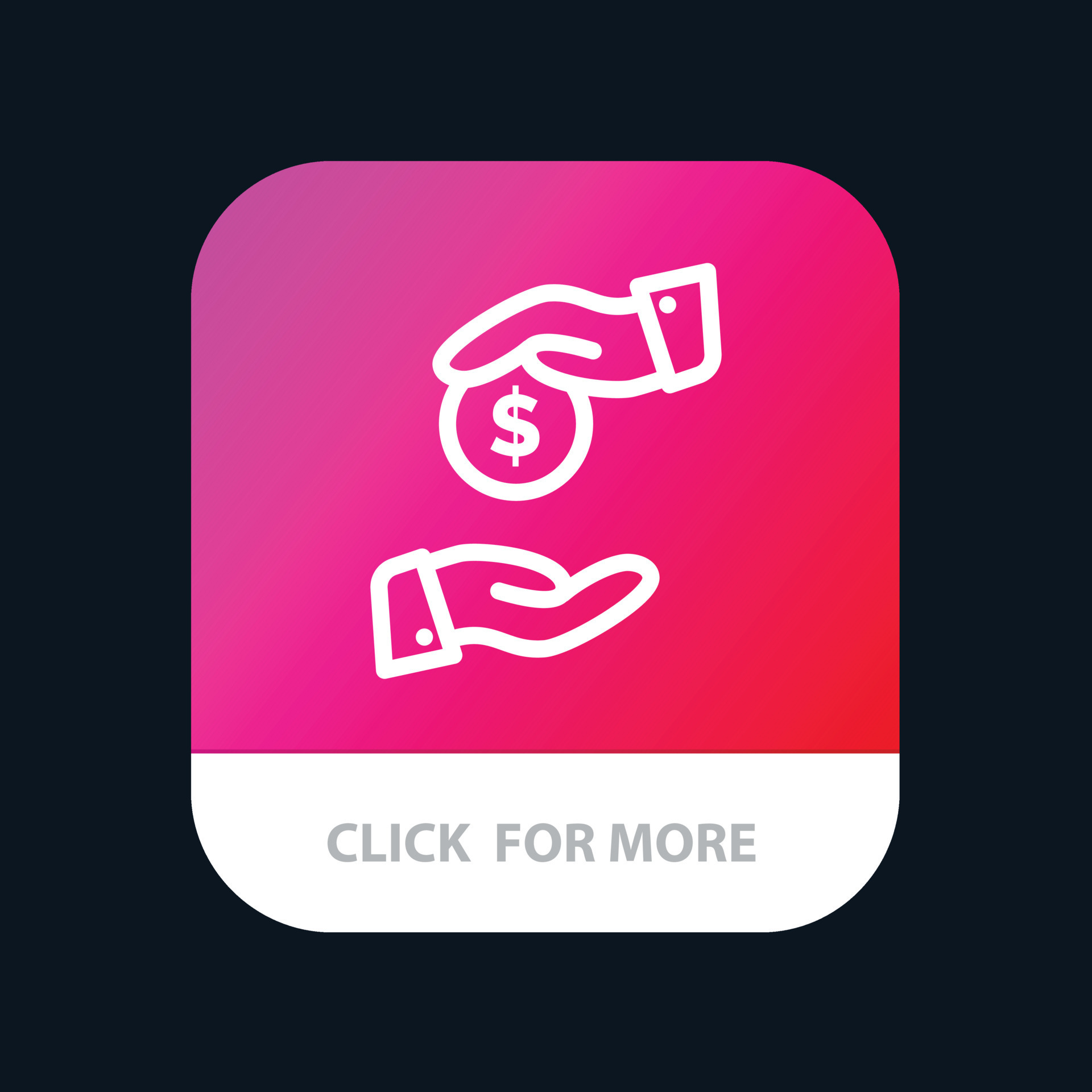 Bribe Bribery Bureaucracy Corrupt Mobile App Button Android And Ios Line Version 13246267 Vector