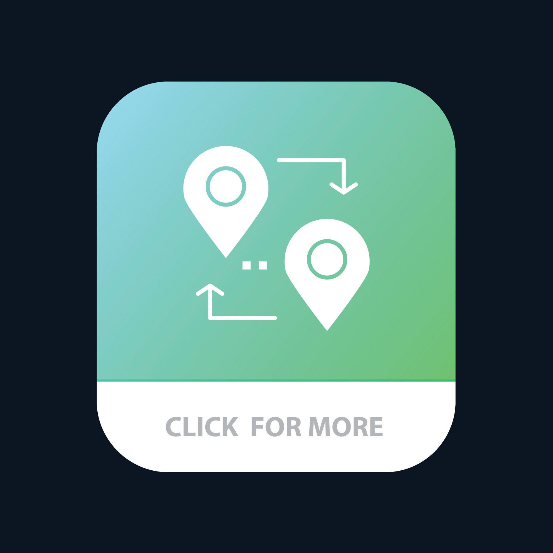 Location Map Pointer Travel Mobile App Button Android And Ios Glyph Version 13248014 Vector Art