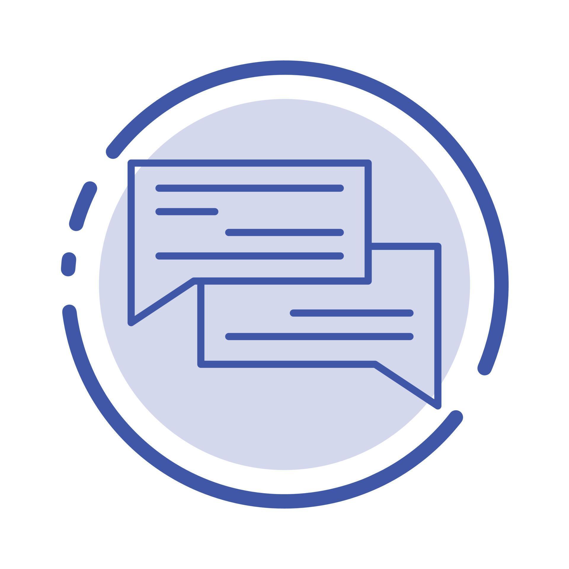 Chat Bubble Bubbles Communication Conversation Social Speech Blue