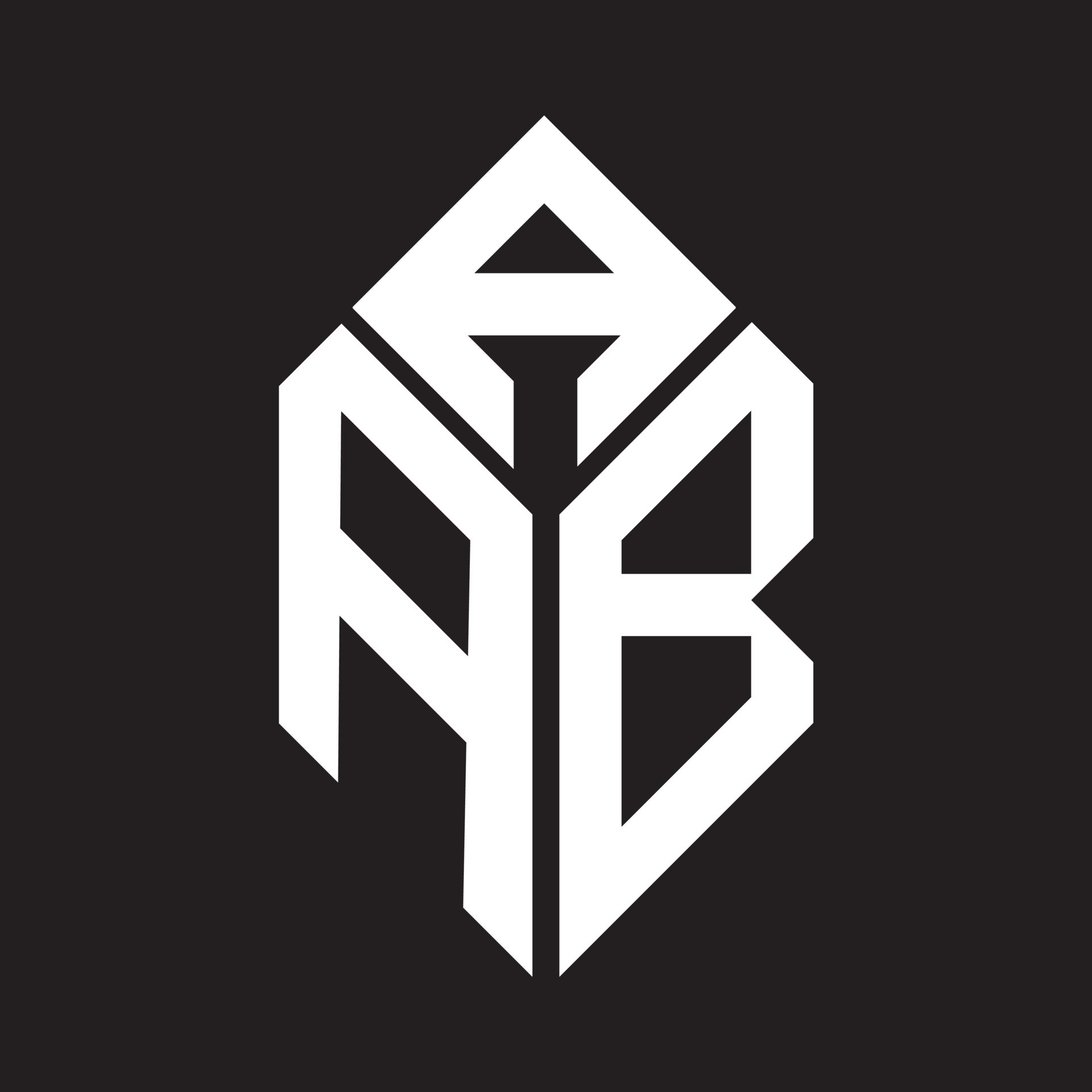 AAB letter logo design on black background. AAB creative initials ... AAB letter logo design on black background. AAB creative initials ...