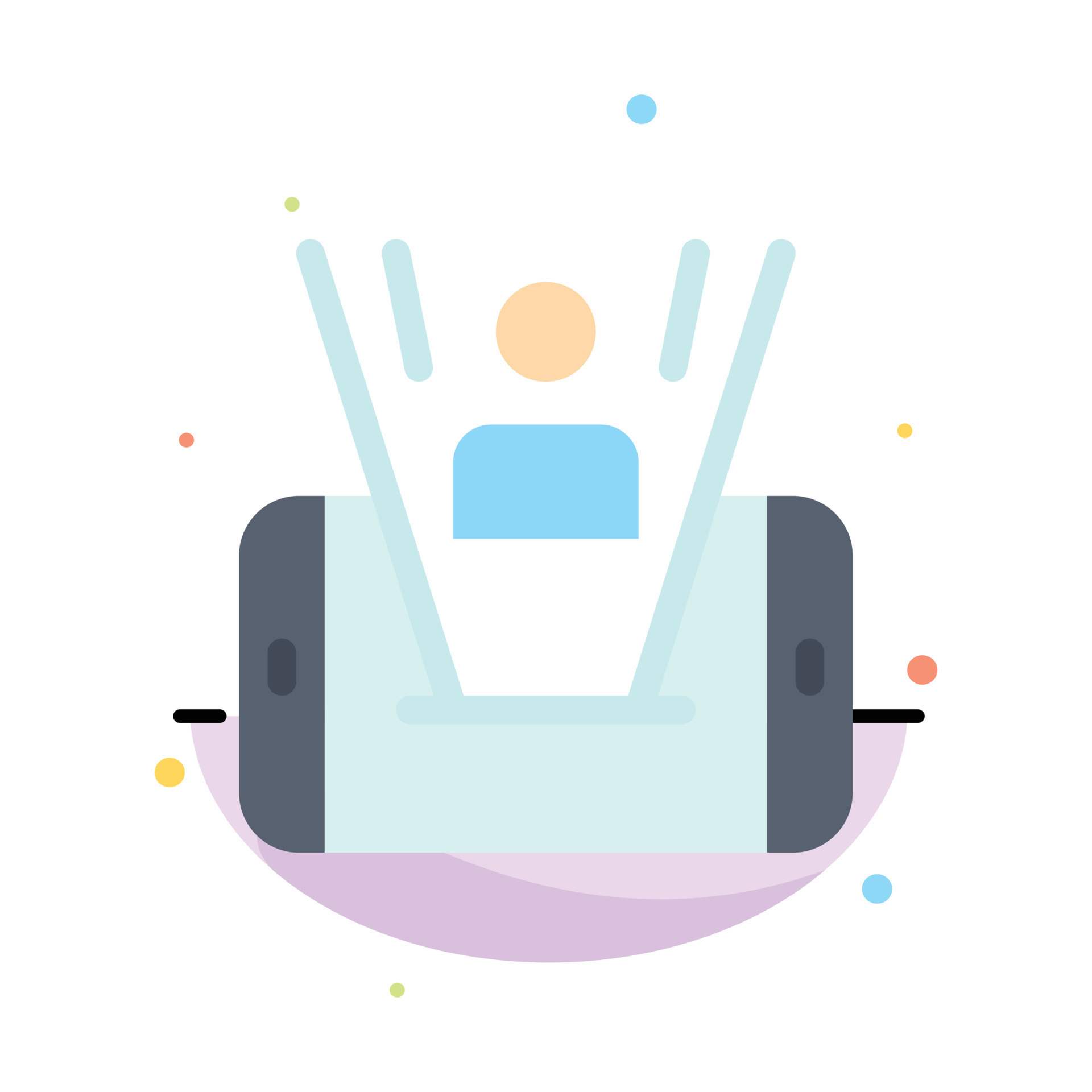 Mobile Cell Man Technology Abstract Flat Color Icon Template 13249421 Vector Art At Vecteezy