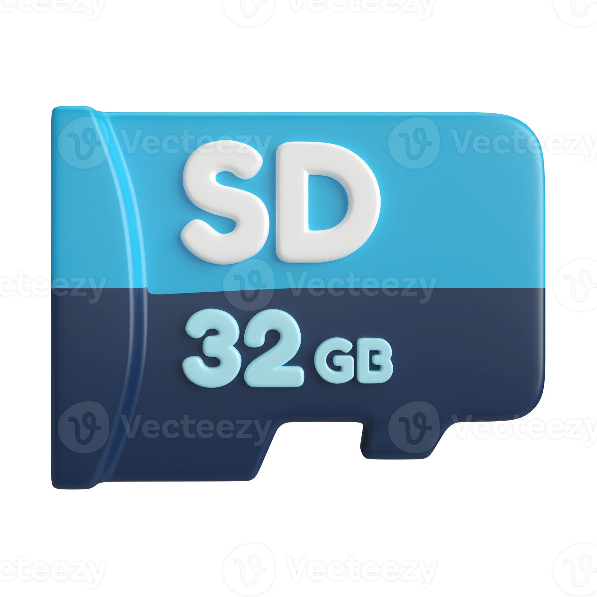 Micro SD 3D Illustration Icon 13249720 PNG