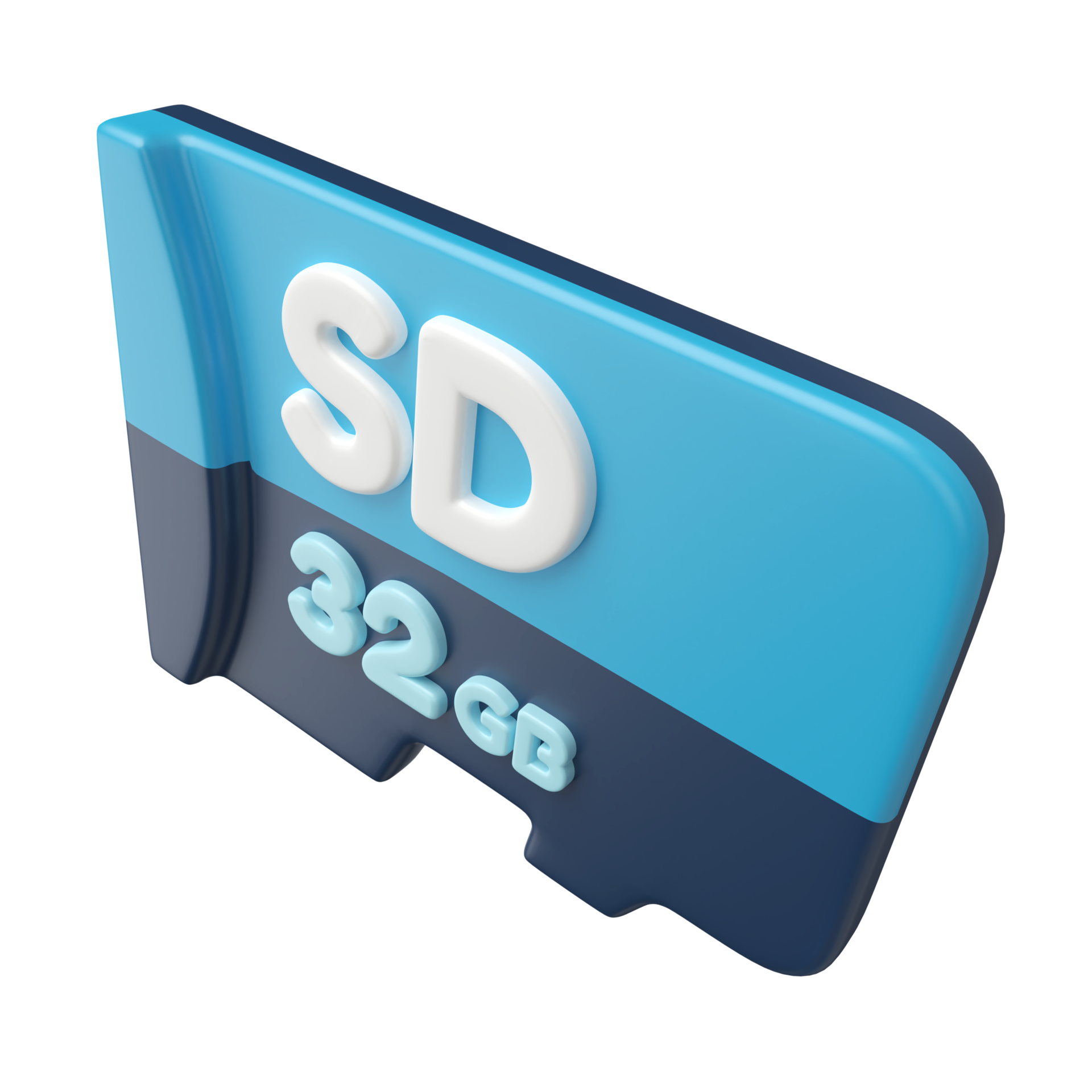 Micro SD 3D Illustration Icon 13249723 PNG