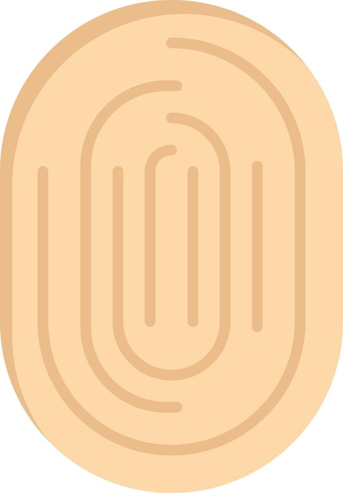 Fingerprint Identity Recognition Scan Scanner Scanning Flat Color Icon Vector Icon Banner