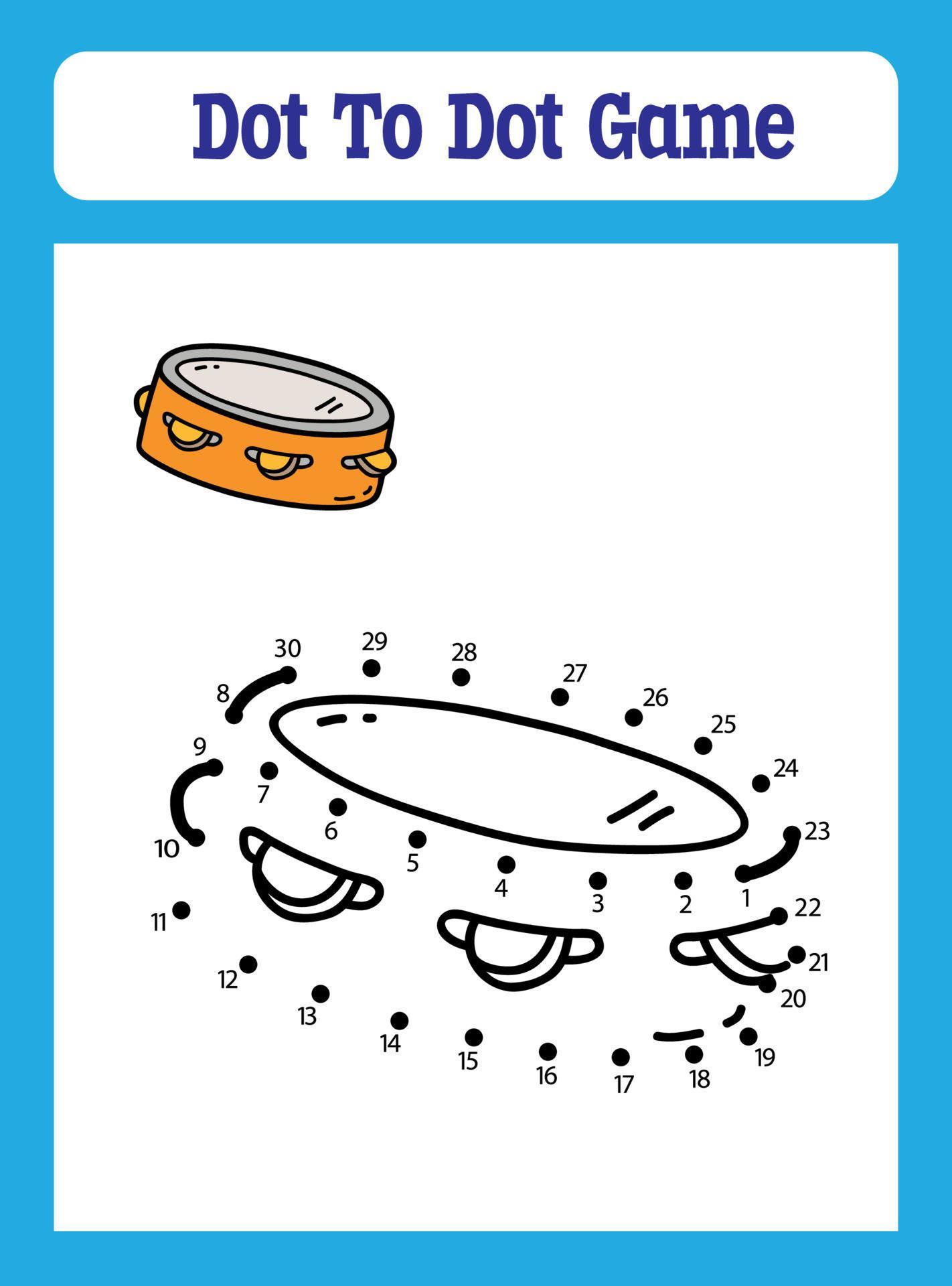 Dot To Dot Games For Kids 13251680 Vector Art At Vecteezy Dot To Dot Games For Kids 13251680 Vector Art At Vecteezy