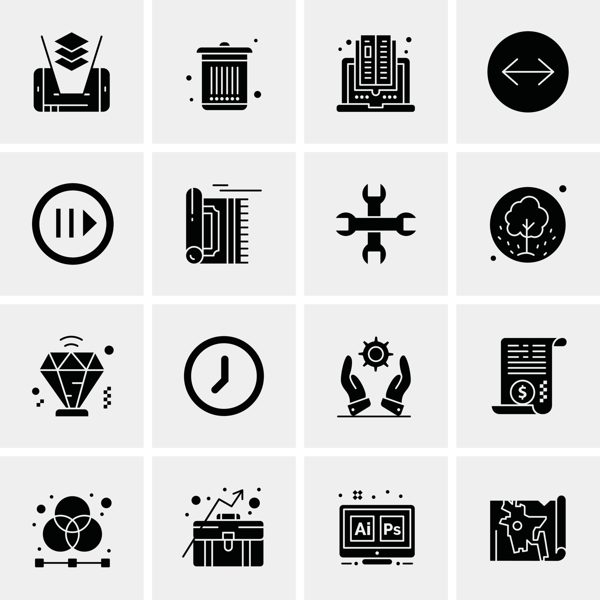 Time File Report Business Mobile App Button Android And Ios Glyph 9016