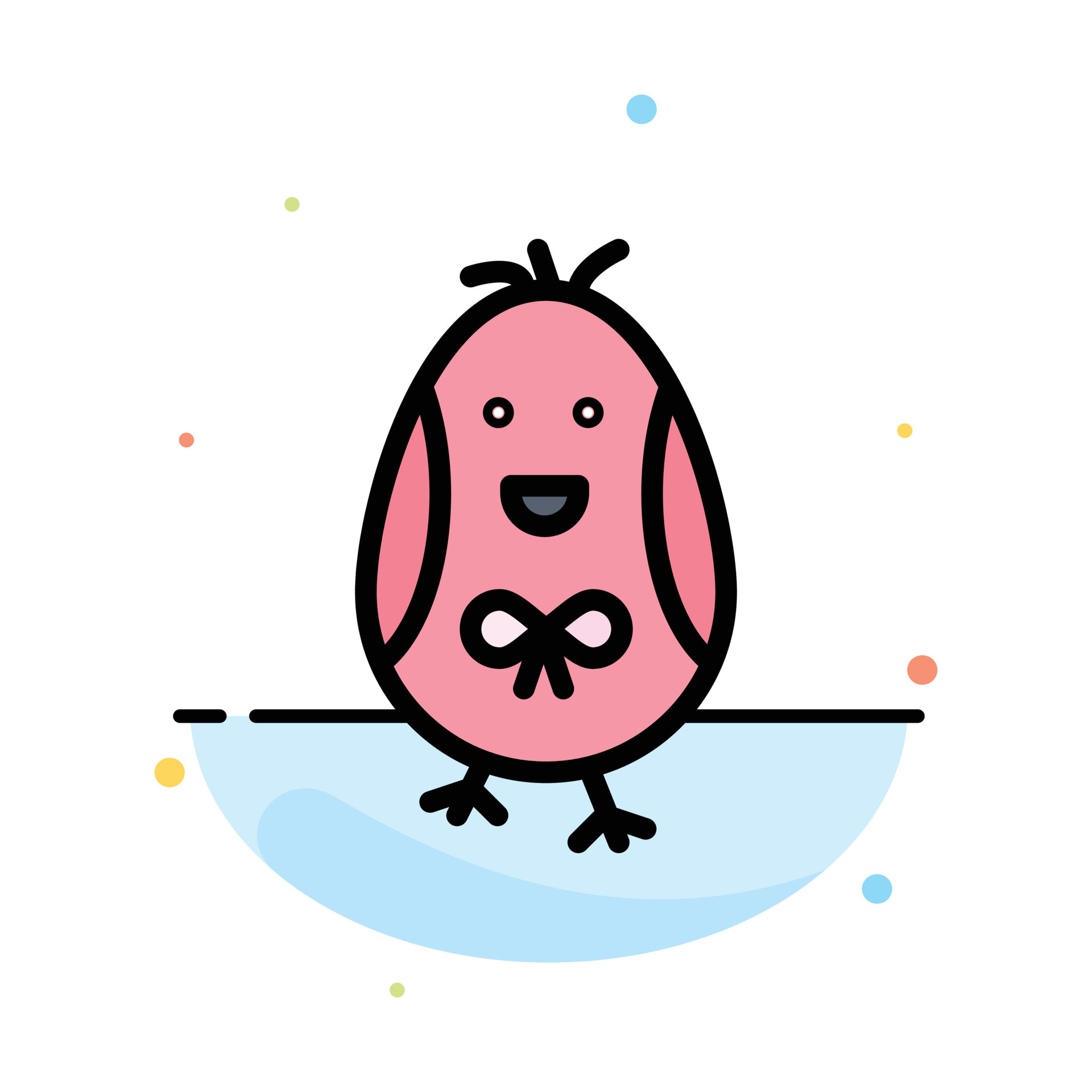 Sms Message Popup Bubble Chat Icons Flat And Line Filled Icon Set
