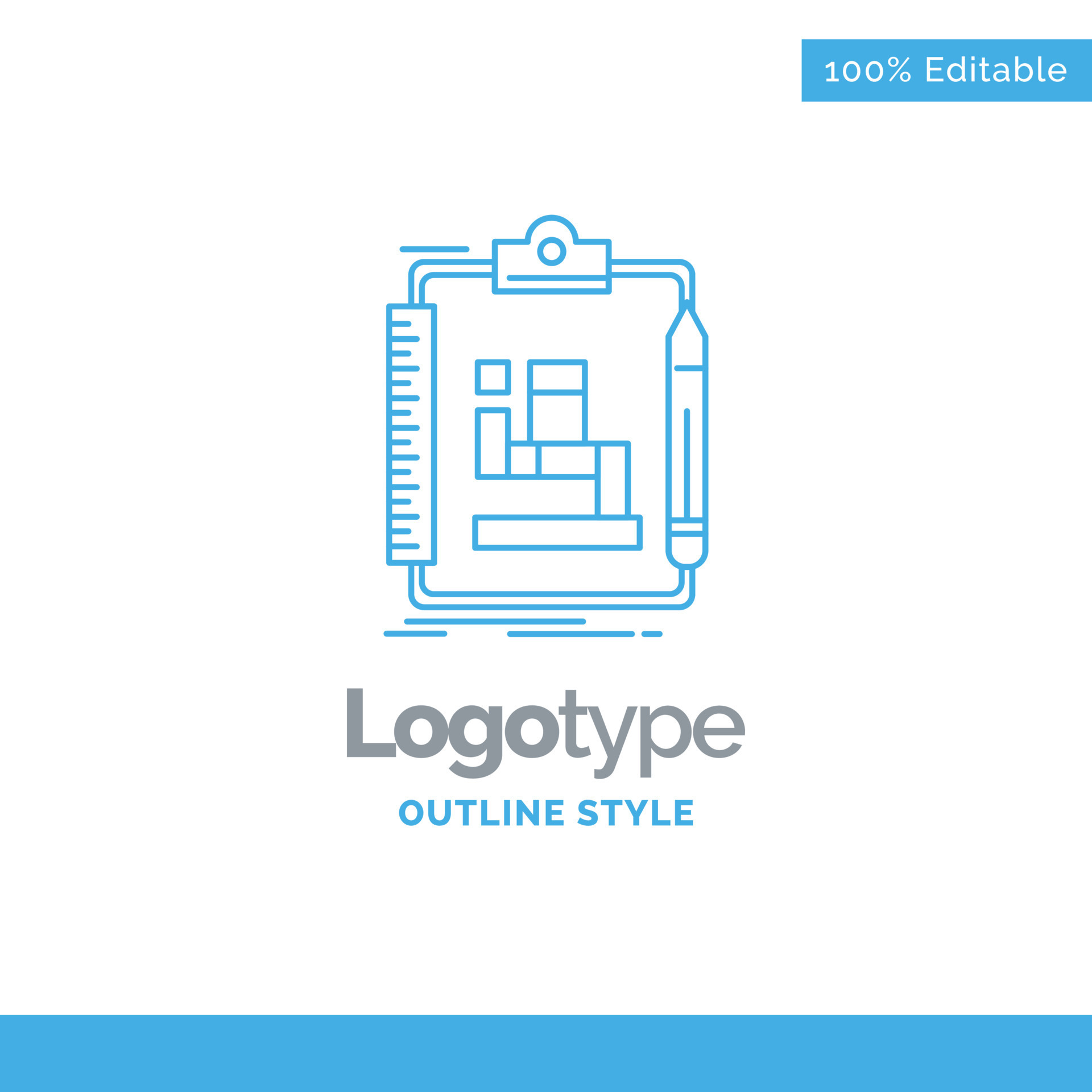 Blue Logo design for Algorithm. process. scheme. work 13252822 Vector ...