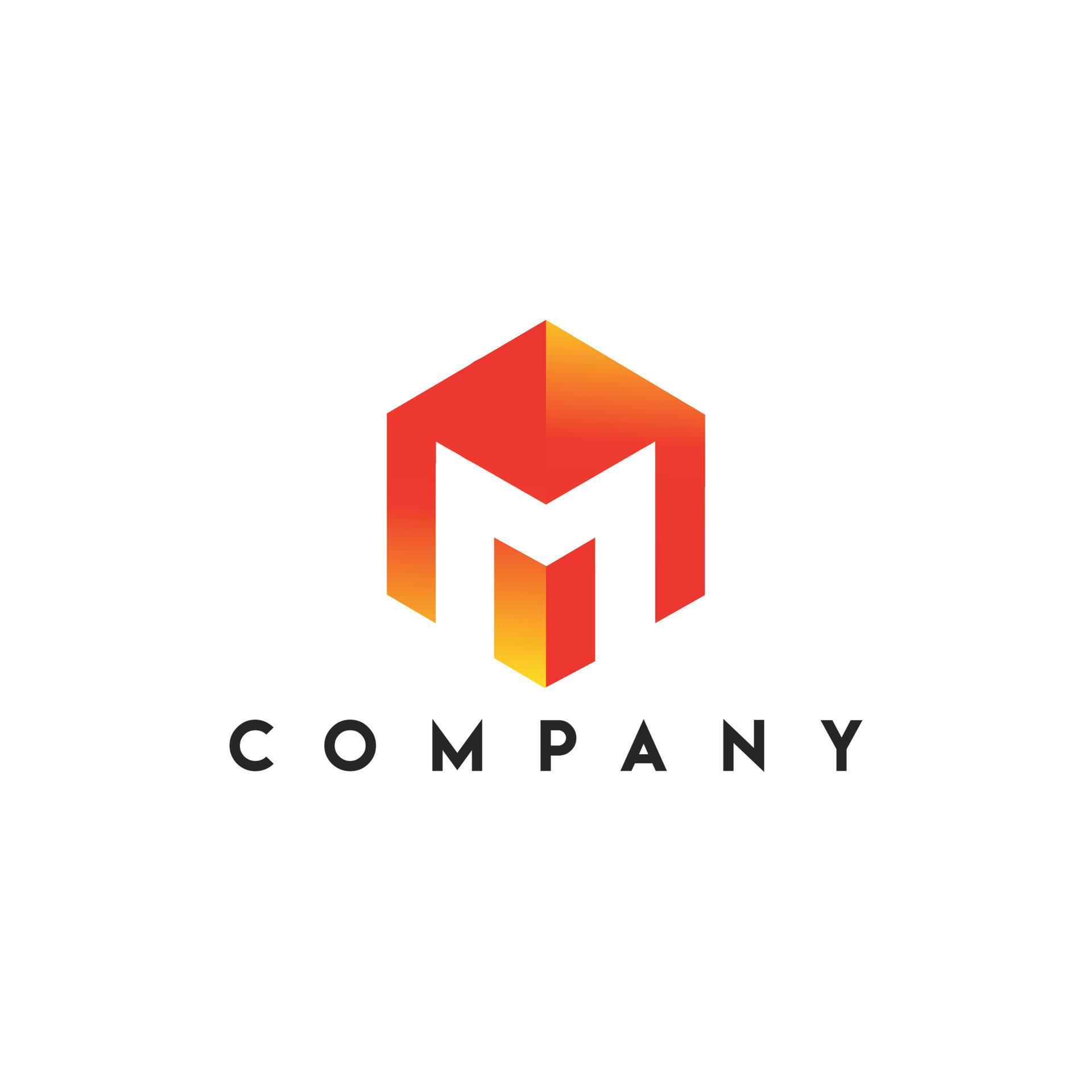 Multi Cube Logo Initial Letter M Modern Logo 13258895 Vector Art At Vecteezy