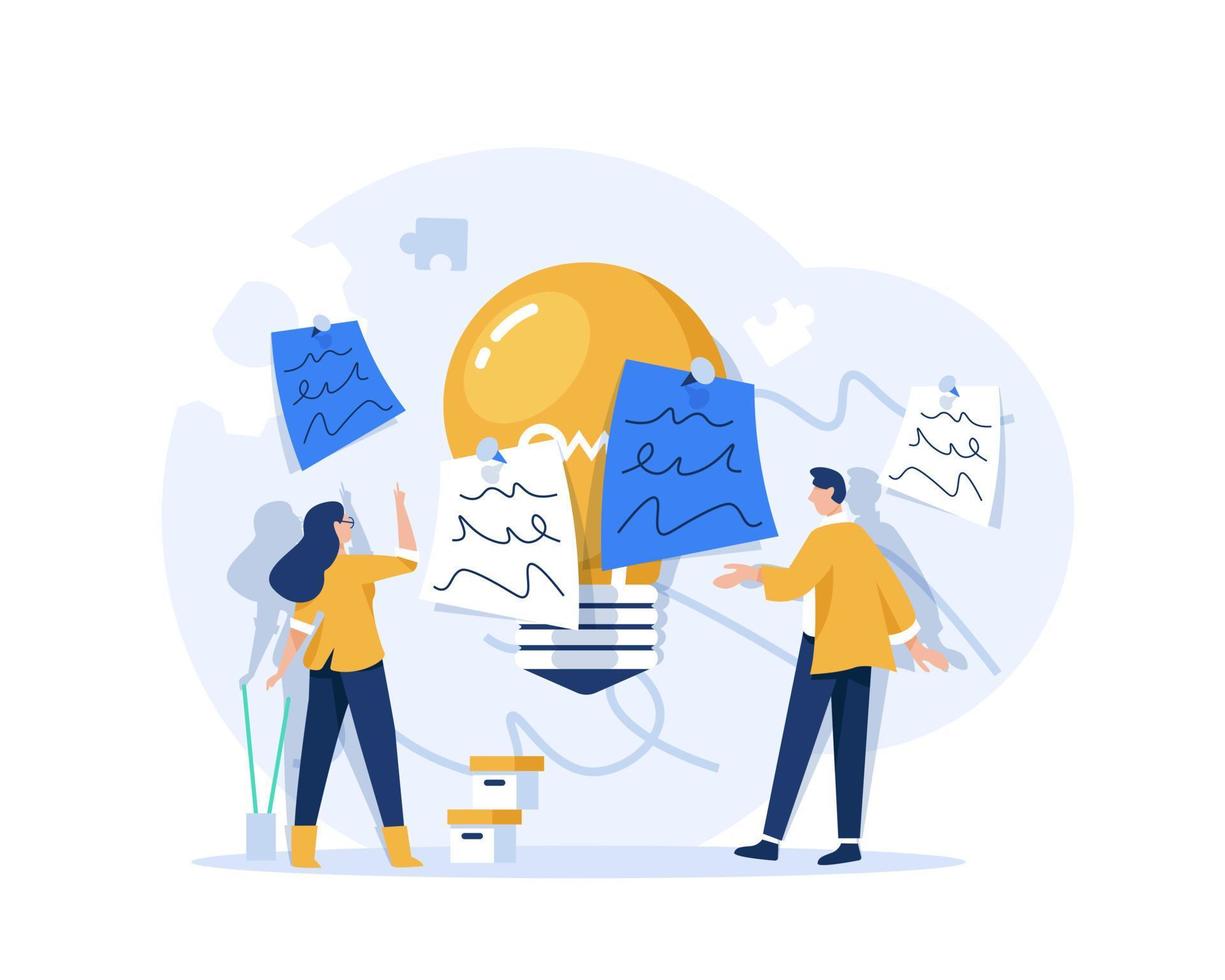 new idea,scrum concept, business people brainstorm with sticky notes ... new idea,scrum concept, business people brainstorm with sticky notes ...