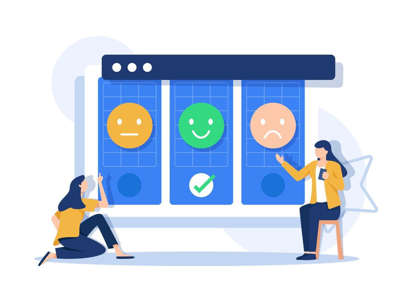 Feedback illustration,Characters filling survey form,User experiences ... Feedback illustration,Characters filling survey form,User experiences ...