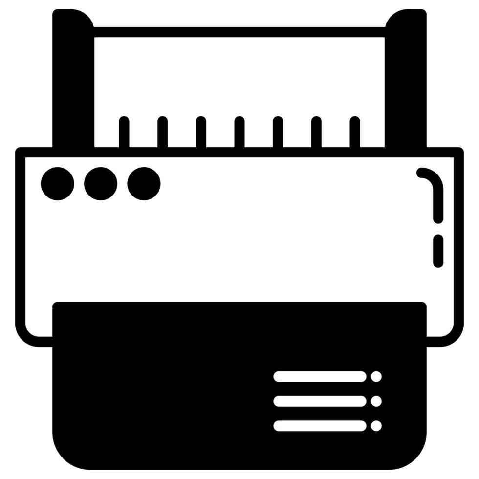 The Printer That Is Outputting The Print 13260019 Vector Art At Vecteezy