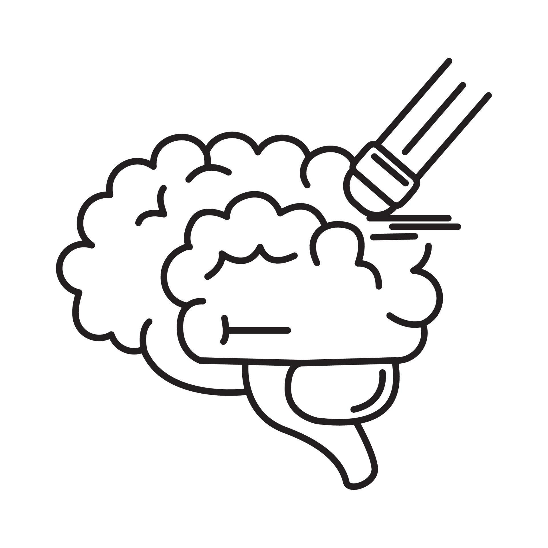 alzheimer disease, brain amnesia, decrease in mental human ability line ...