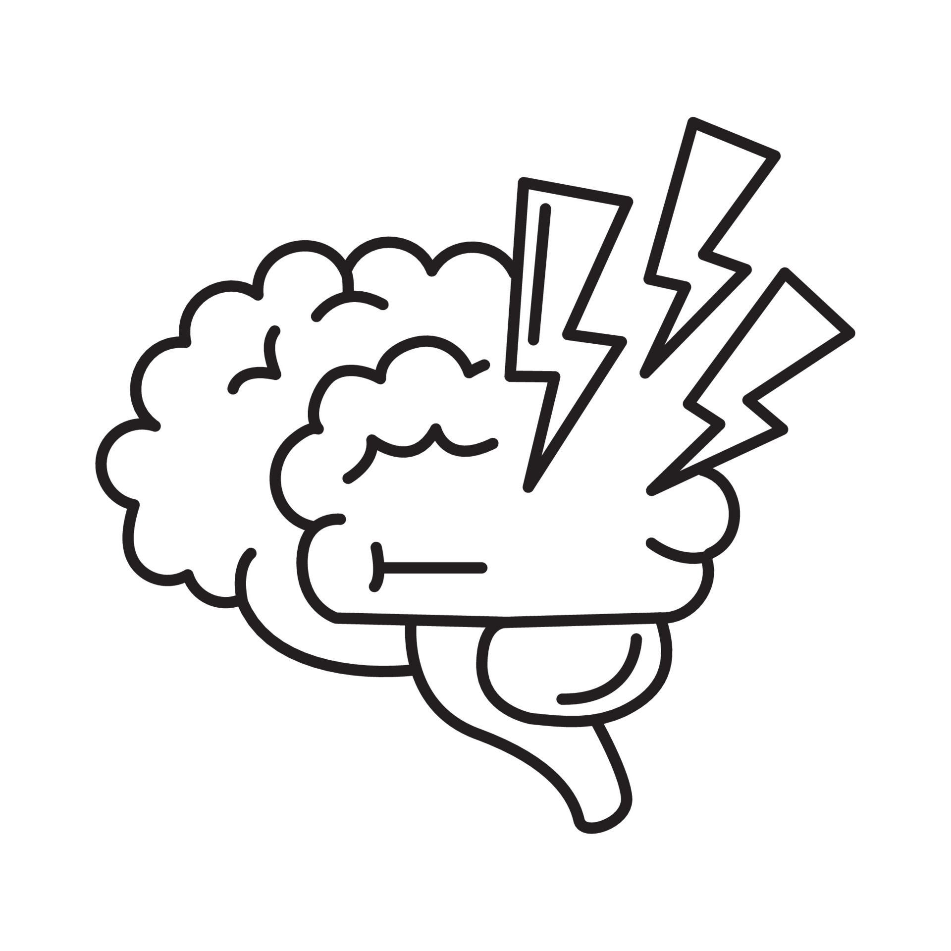 alzheimer disease, brain confuse, decrease in mental human ability line ...