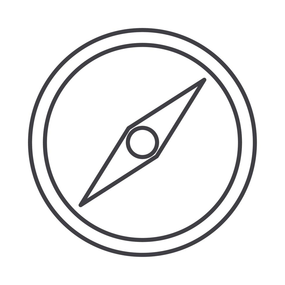 Compass Rose Navigation Cartography Location Equipment Line Design Icon 13263476 Vector Art At