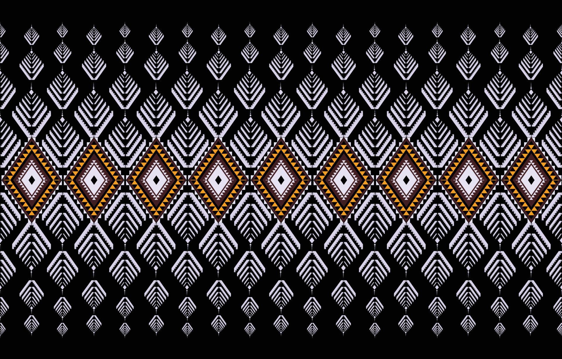 Colorful geometric ethnic pattern. Oriental, western, aztec, tribal ...