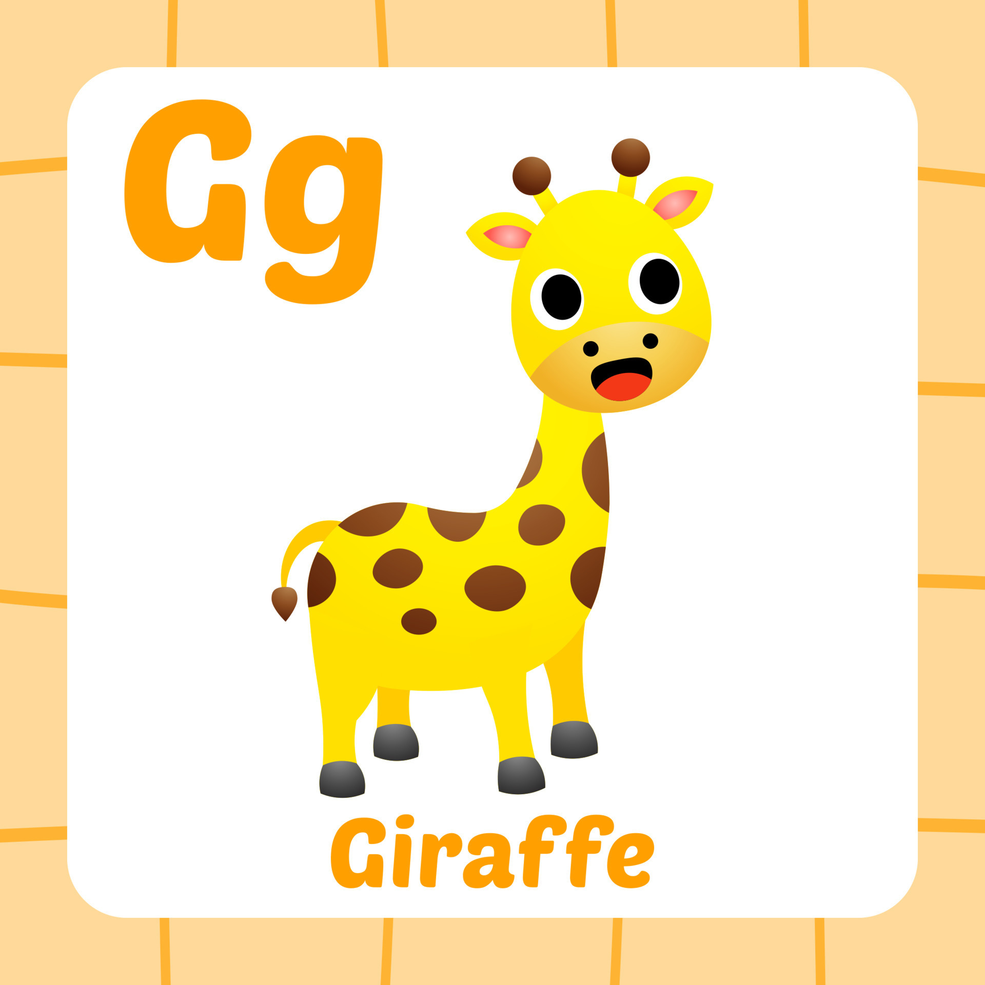 Giraffe Flashcard The Learning Site Welcome to our new website and logo ...