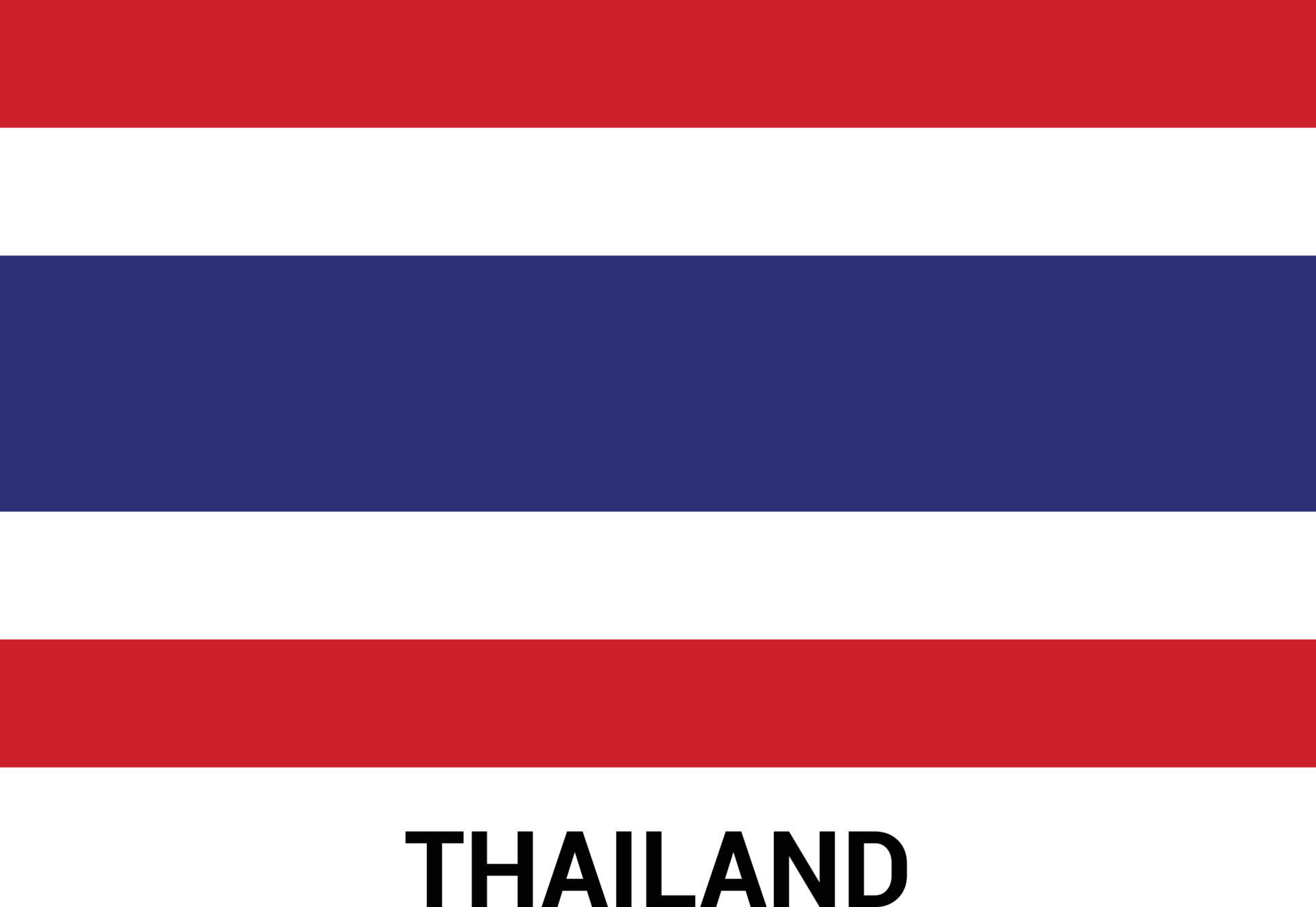 vector de diseño de bandera de tailandia 13268877 Vector en Vecteezy