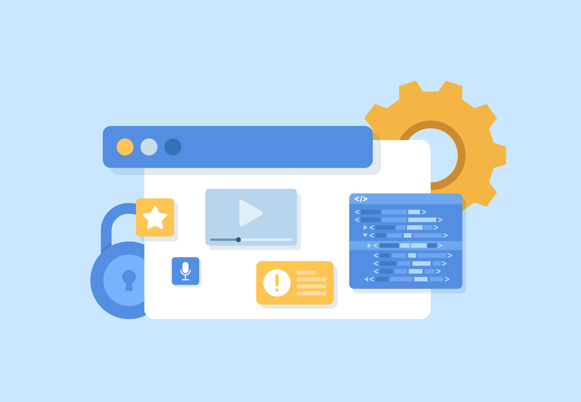 Development And Software Concept Of Programming Data Processing