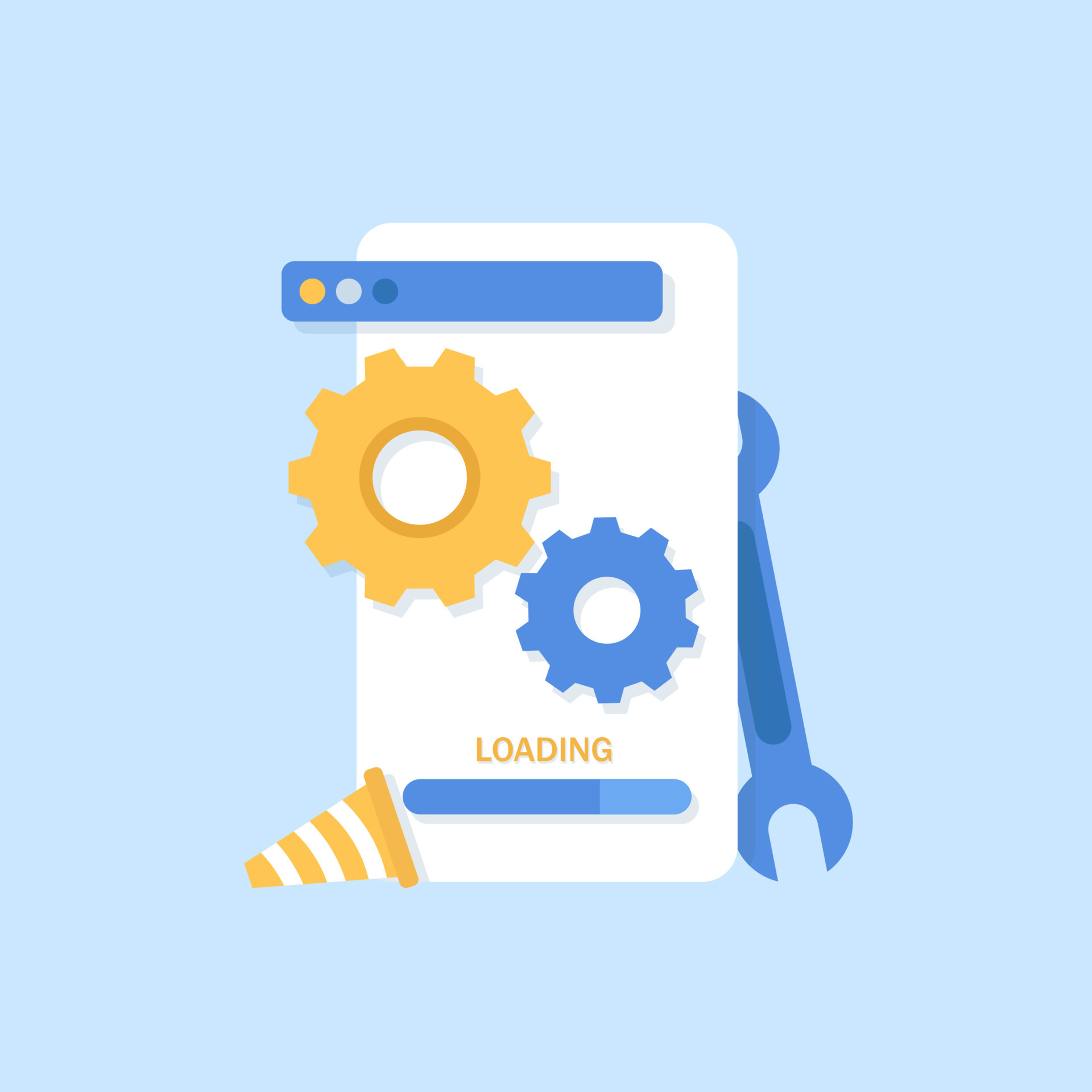 System Software Update And Upgrade Concept Loading Process In Smart