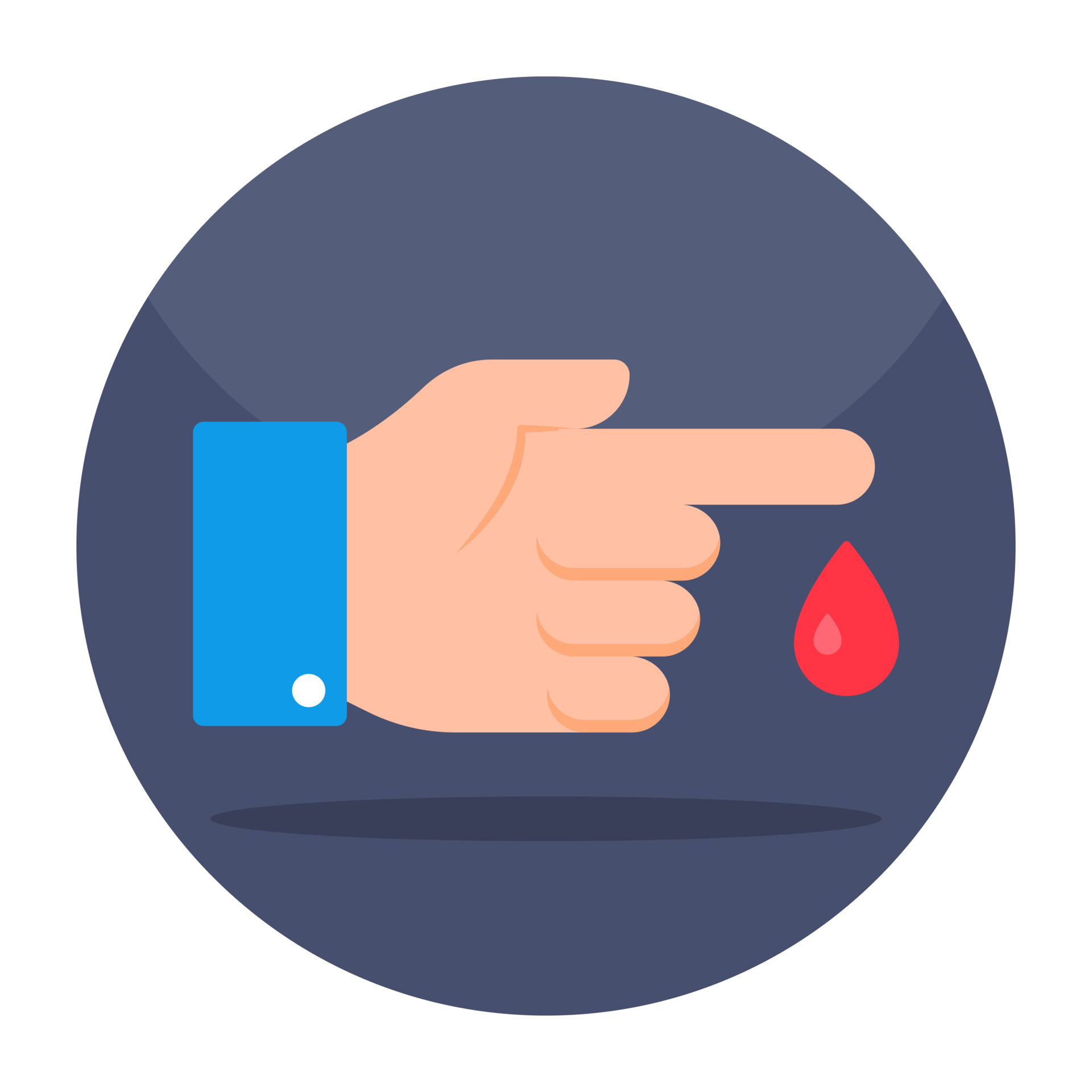 Perfect design icon of finger cut 13275953 Vector Art at Vecteezy