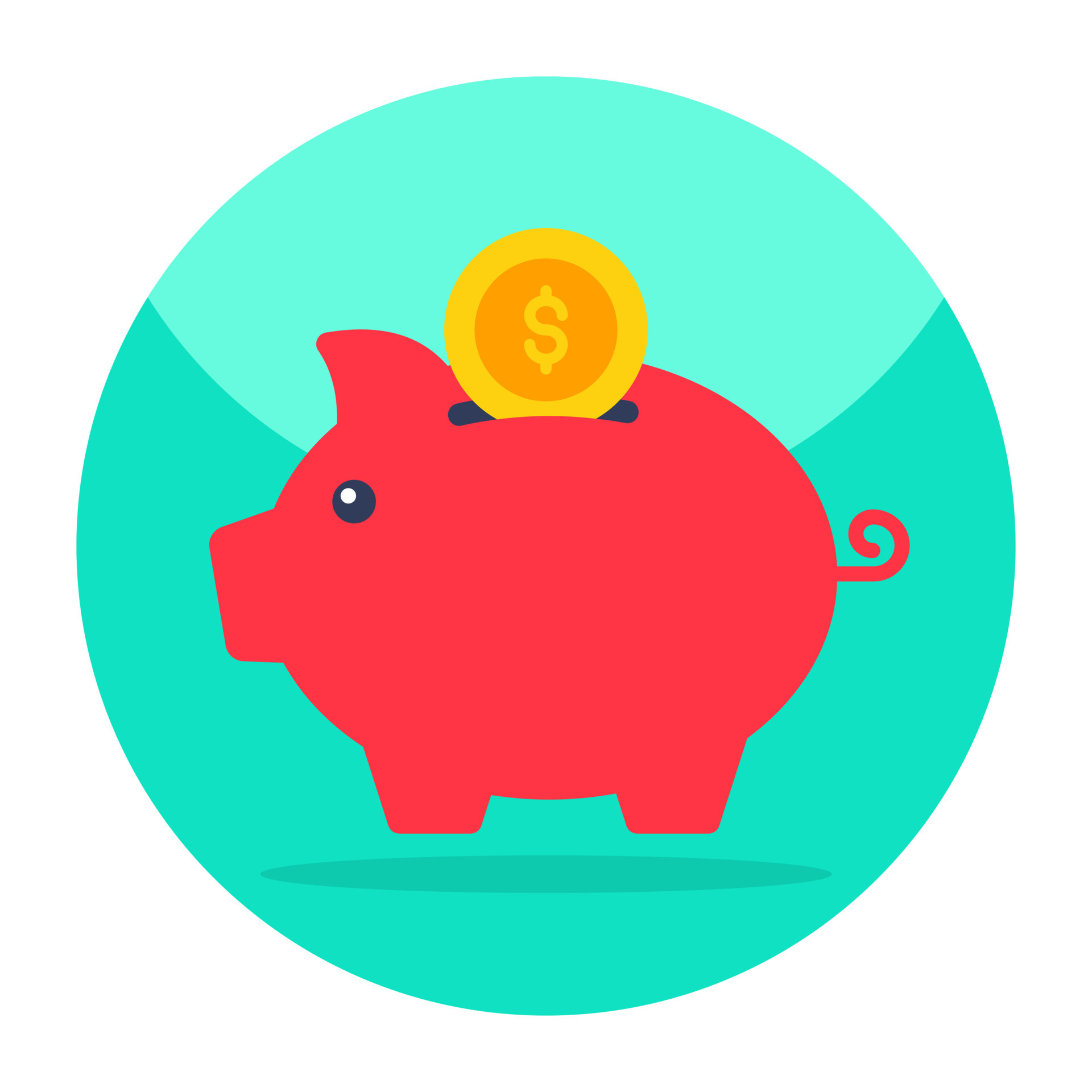 Dollar with penny showcasing piggy bank savings icon 13277199 Vector ... Dollar with penny showcasing piggy bank savings icon 13277199 Vector ...